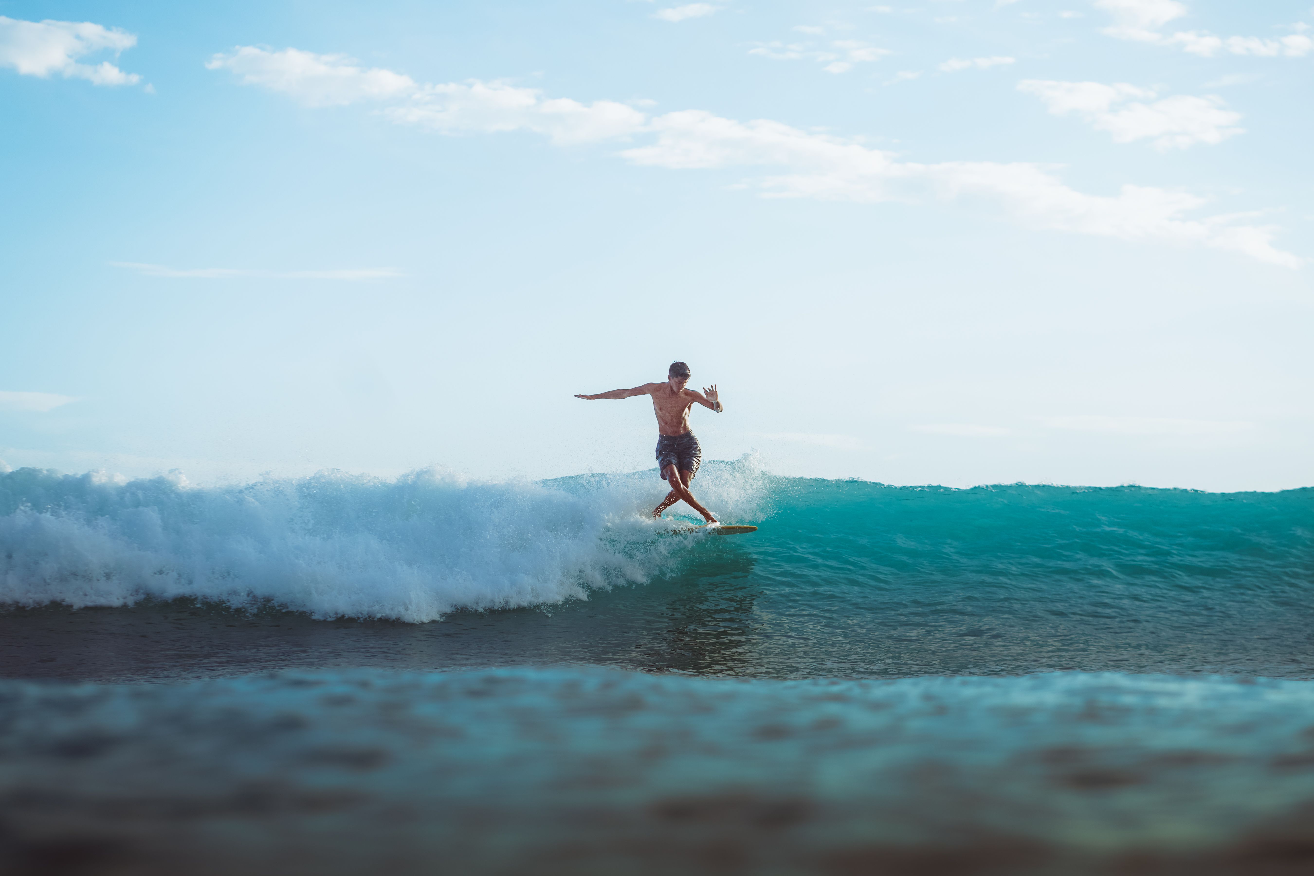 Man Surfing on Waves · Free Stock Photo