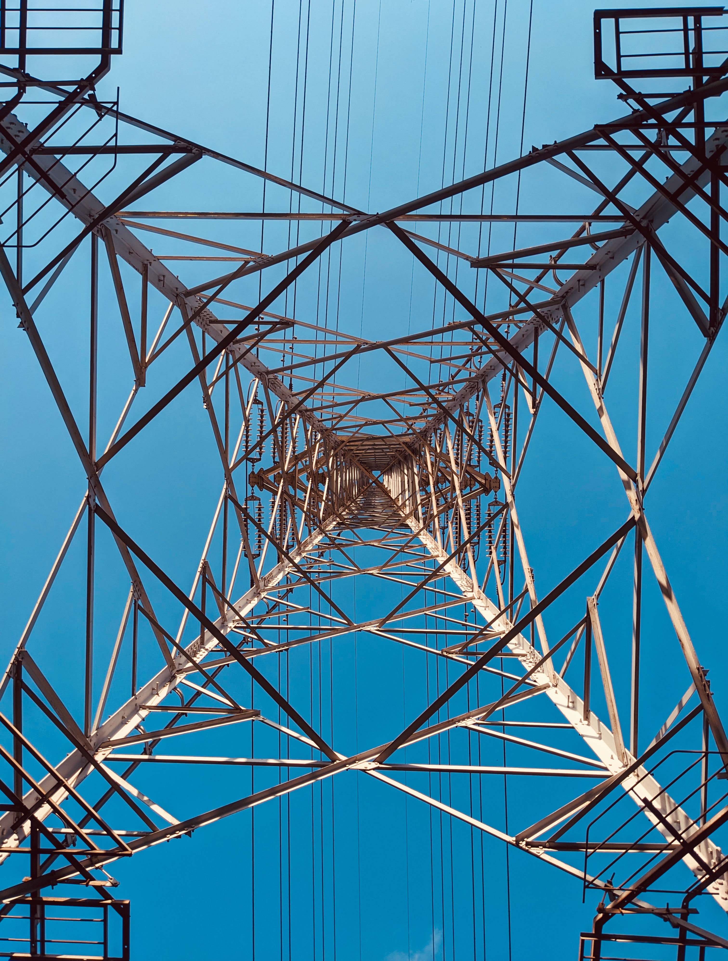 Pylon and Power Lines · Free Stock Photo