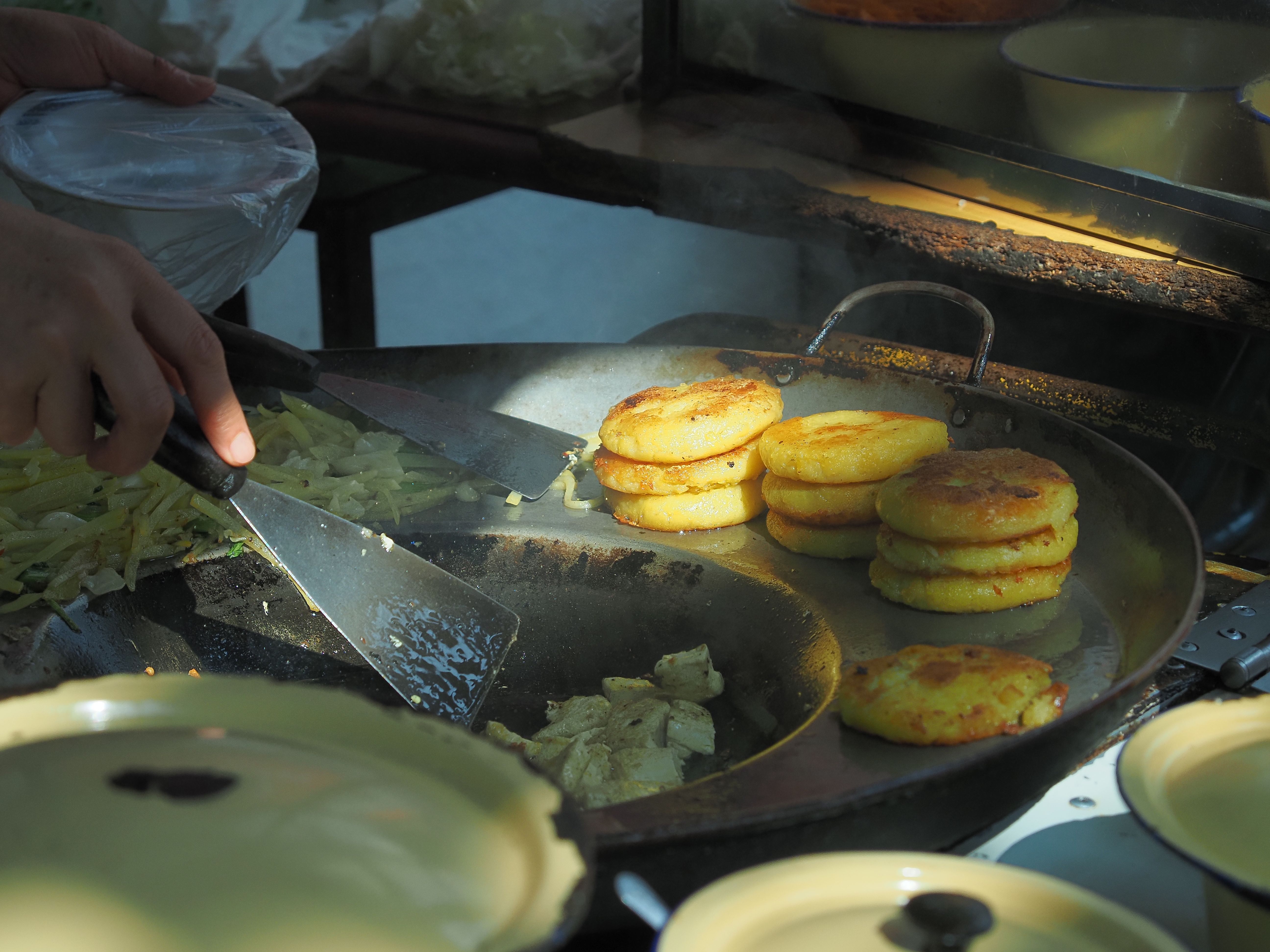 Street Stall with Local Food · Free Stock Photo
