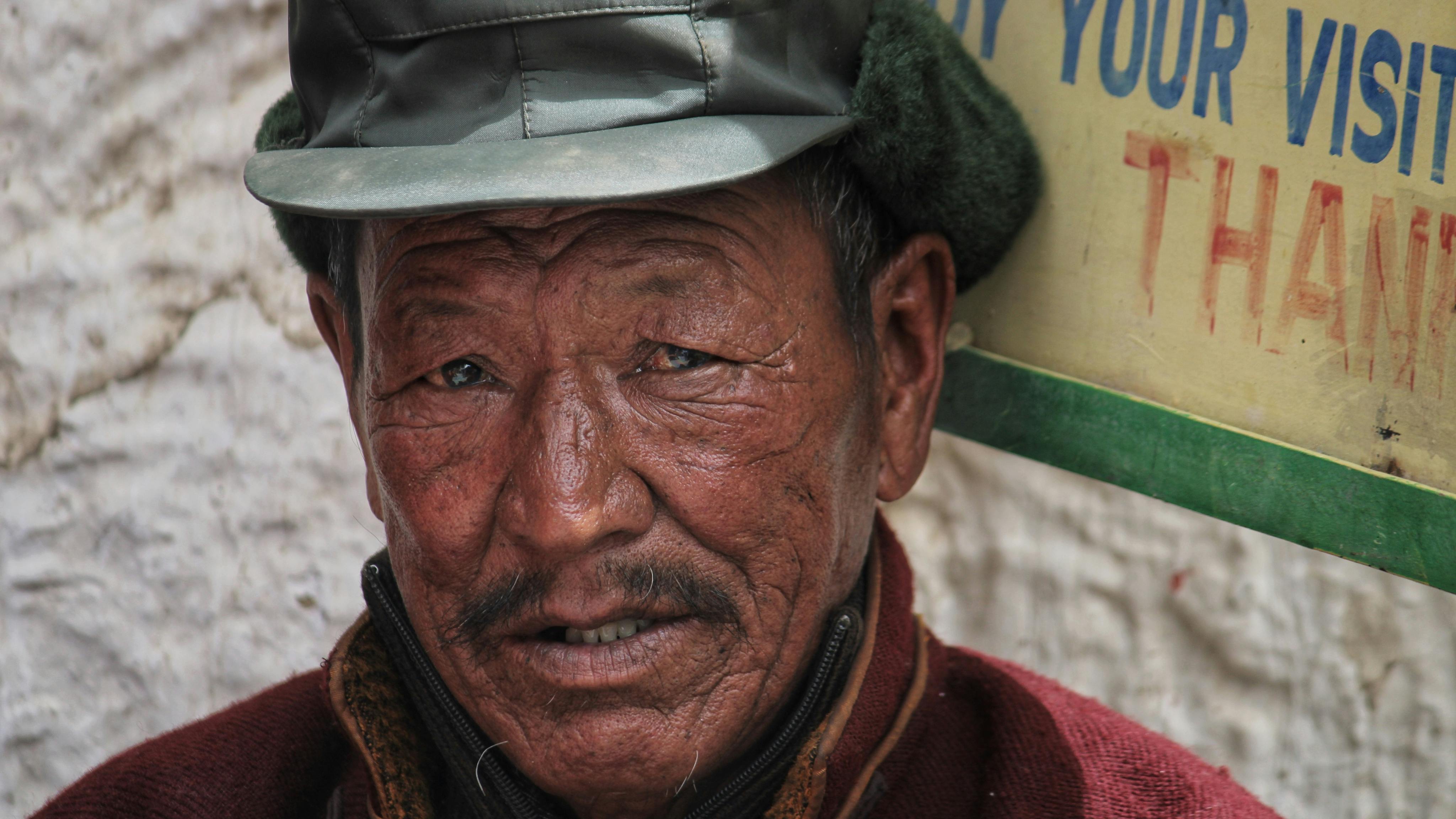 Face of an Elderly Man · Free Stock Photo