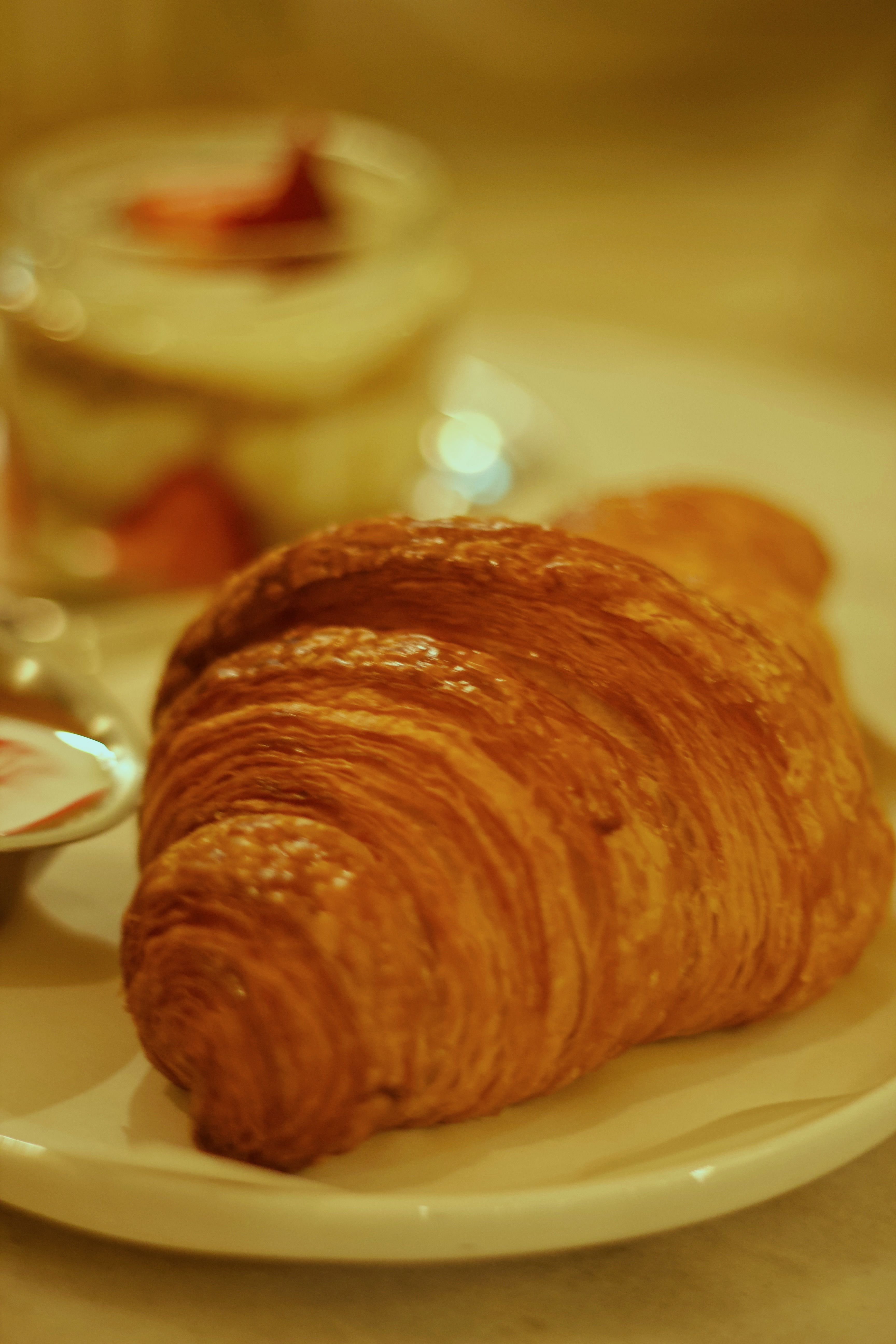 Croissant on Plate · Free Stock Photo