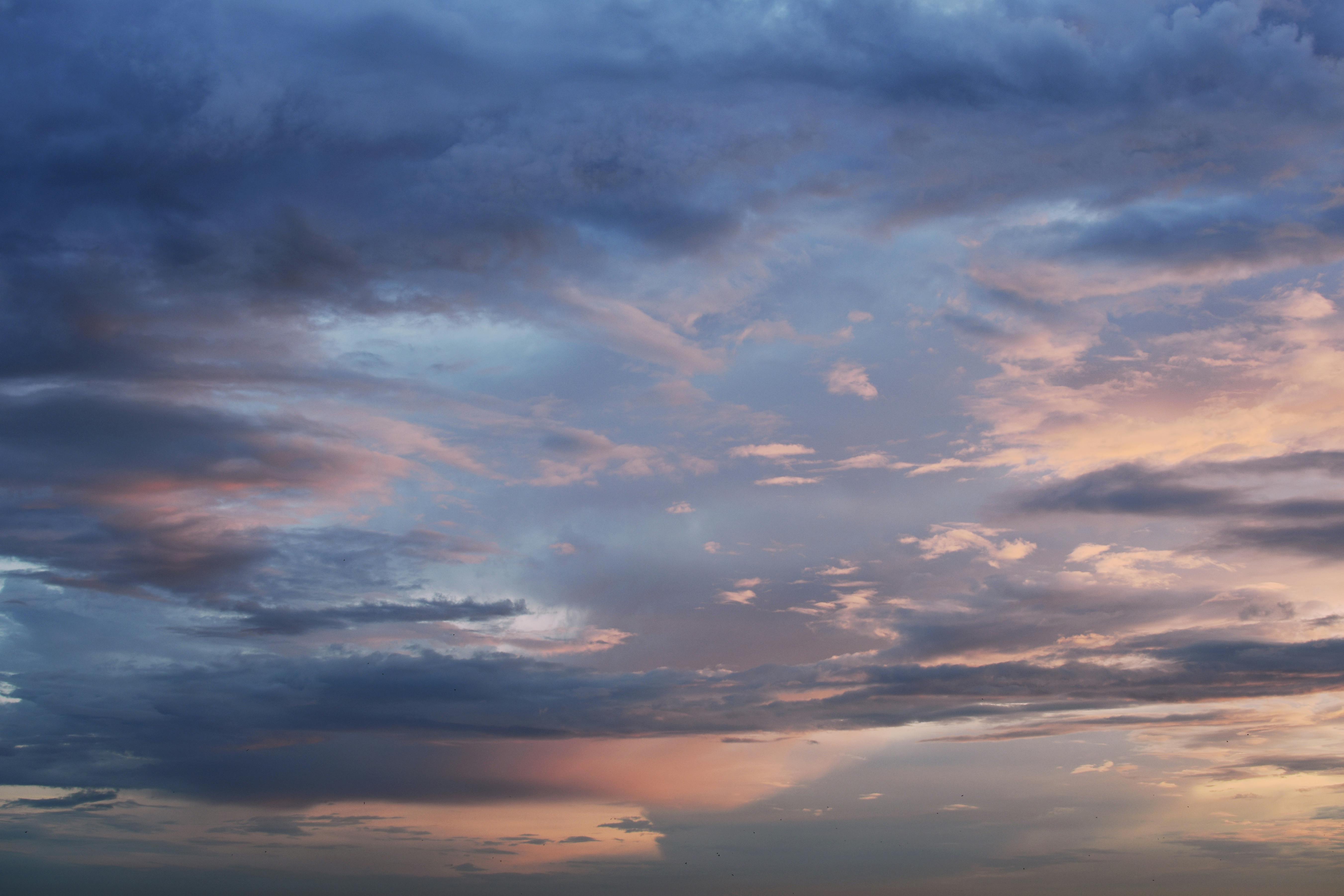 Cloudy Sky at Dusk · Free Stock Photo