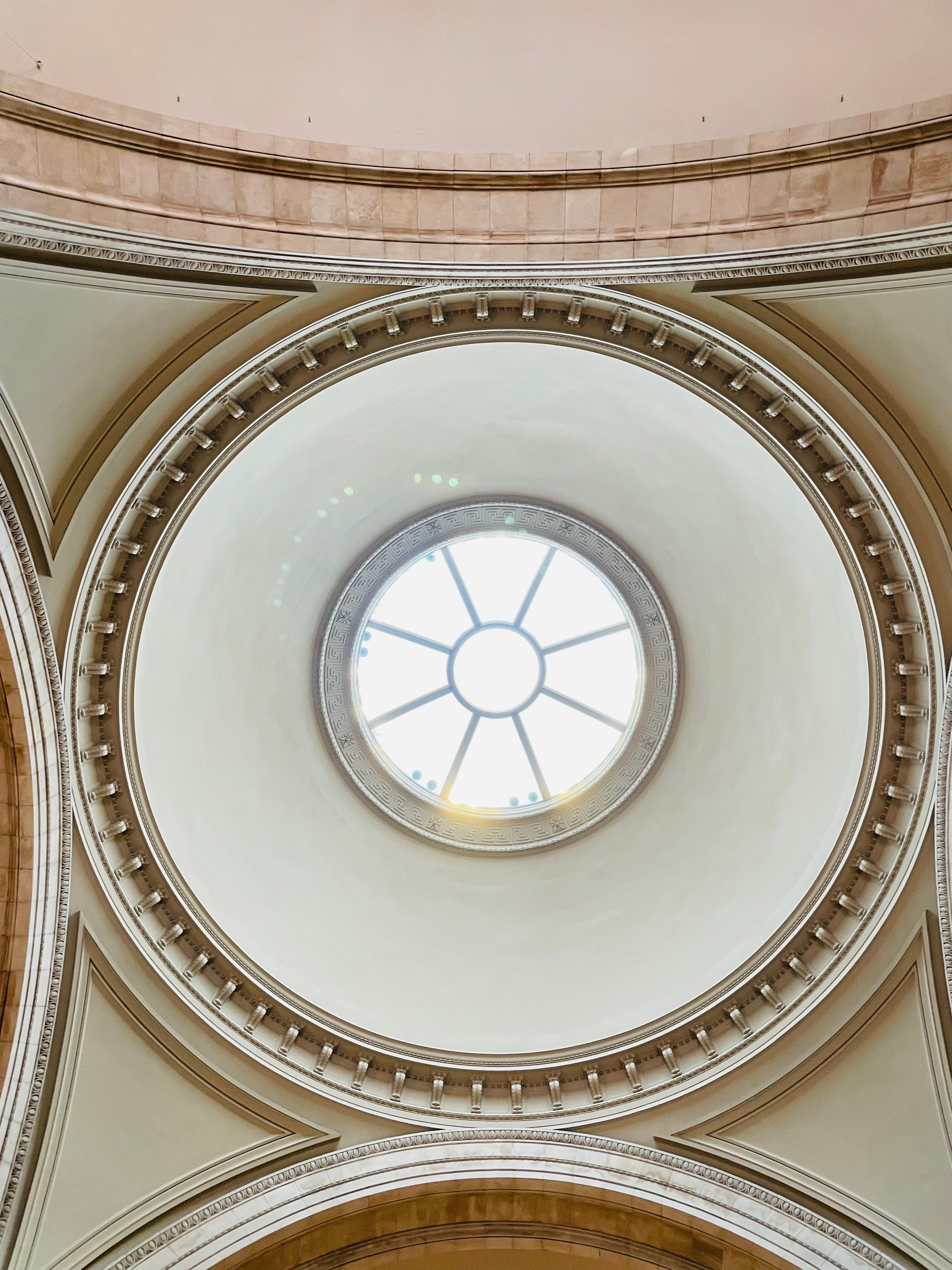Glass Ceiling in Cathedral Dome · Free Stock Photo