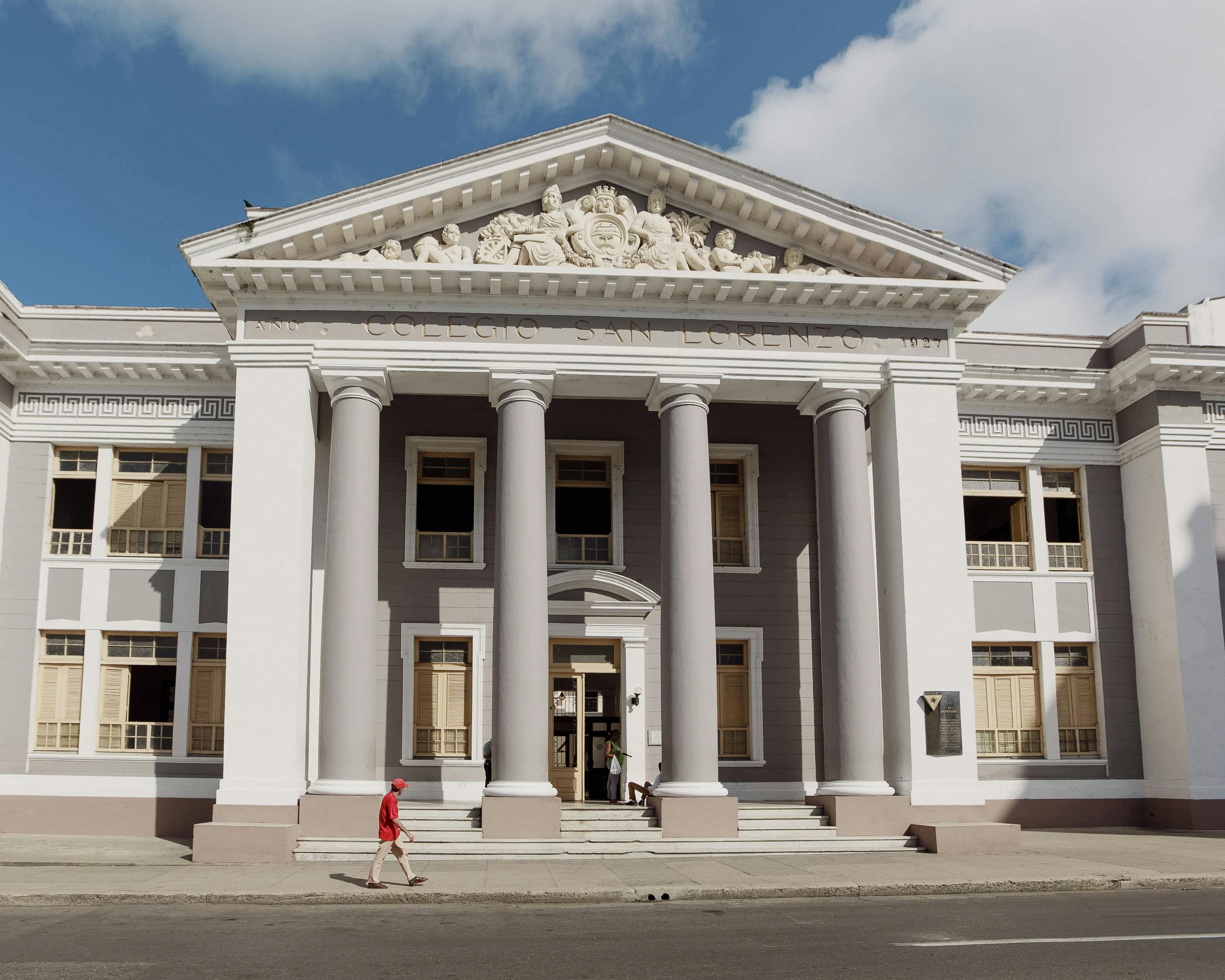 Exterior of a Neoclassical Building · Free Stock Photo