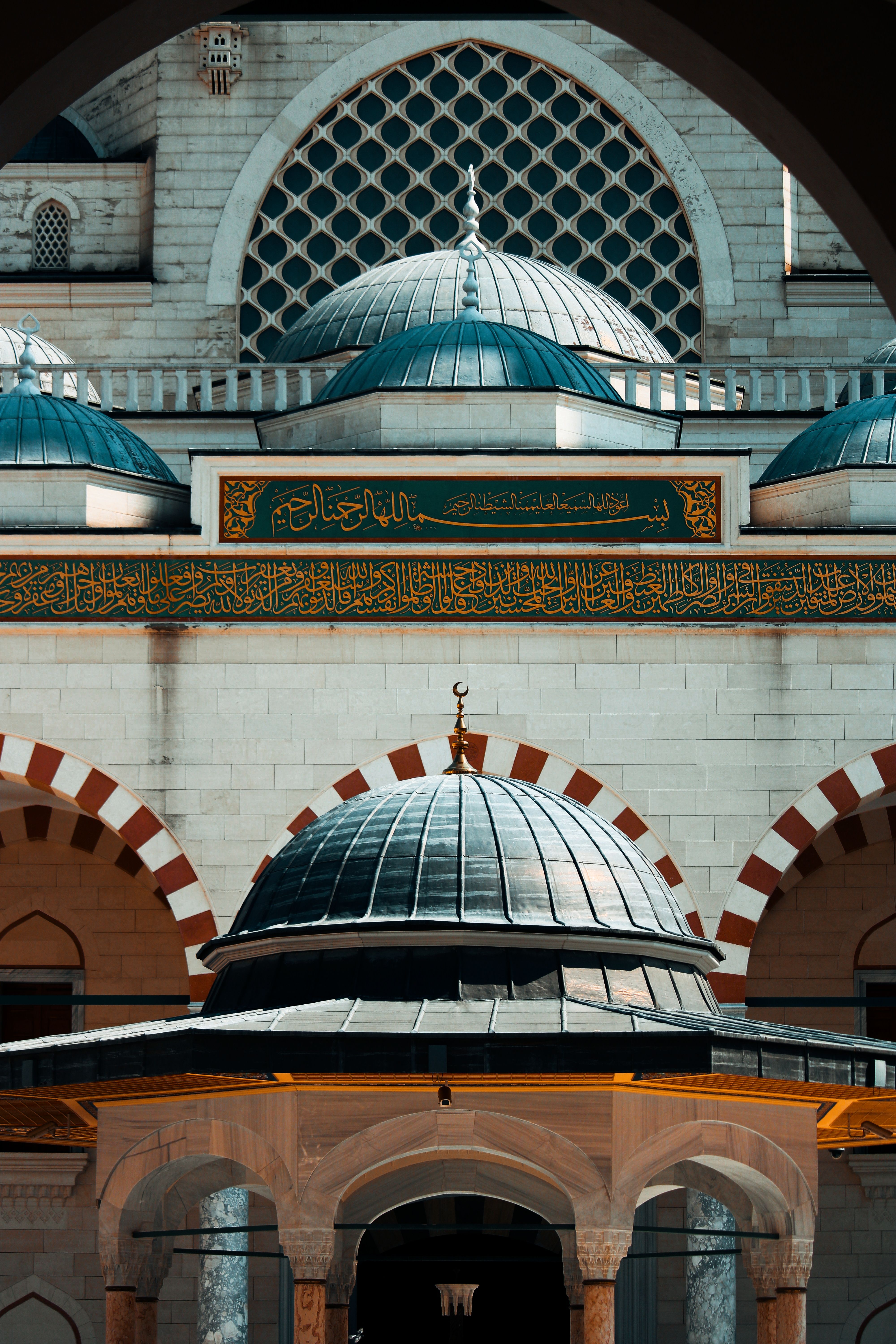 Ornamented Mosque Domes · Free Stock Photo