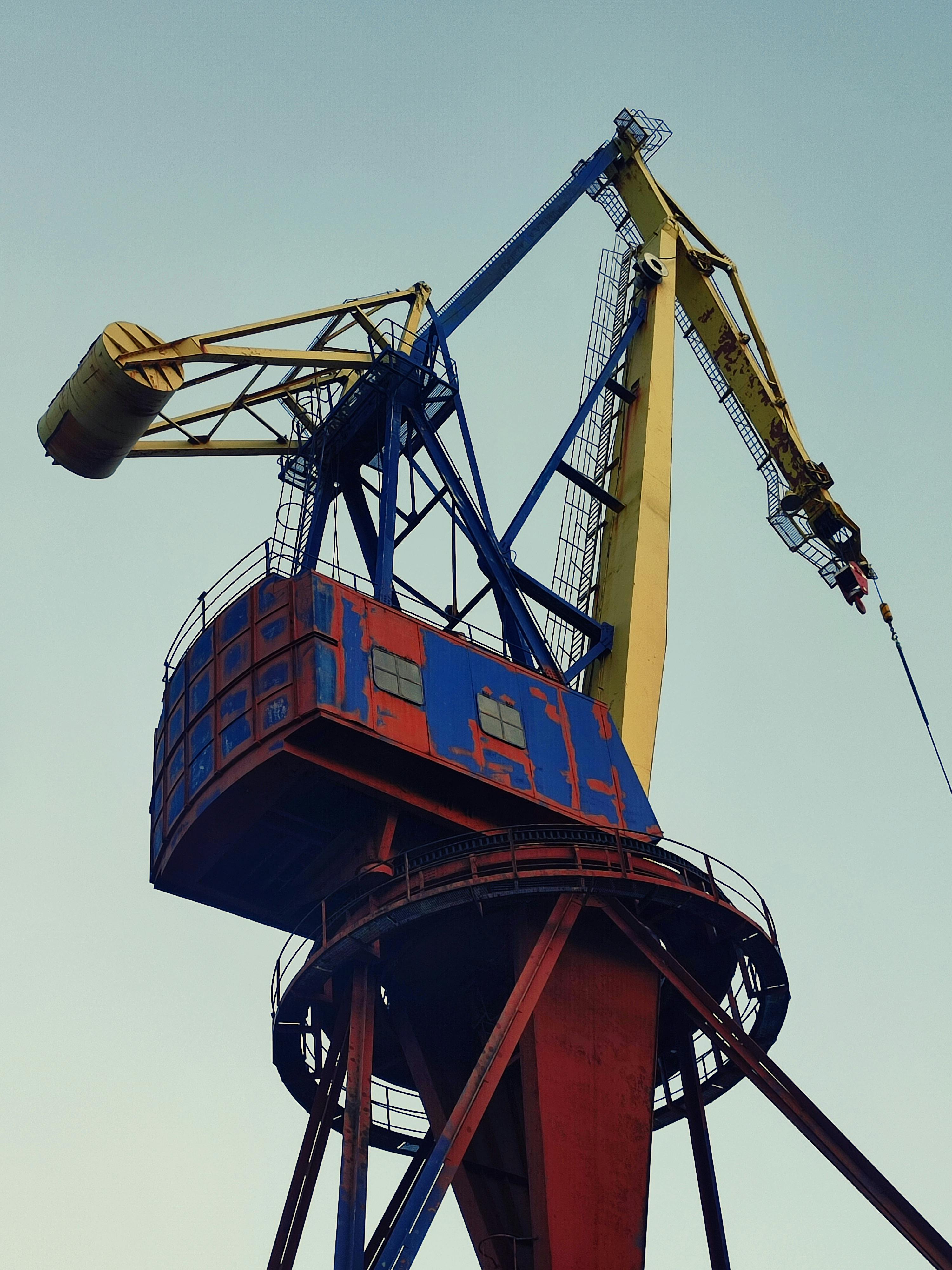 Metal Crane in Port · Free Stock Photo