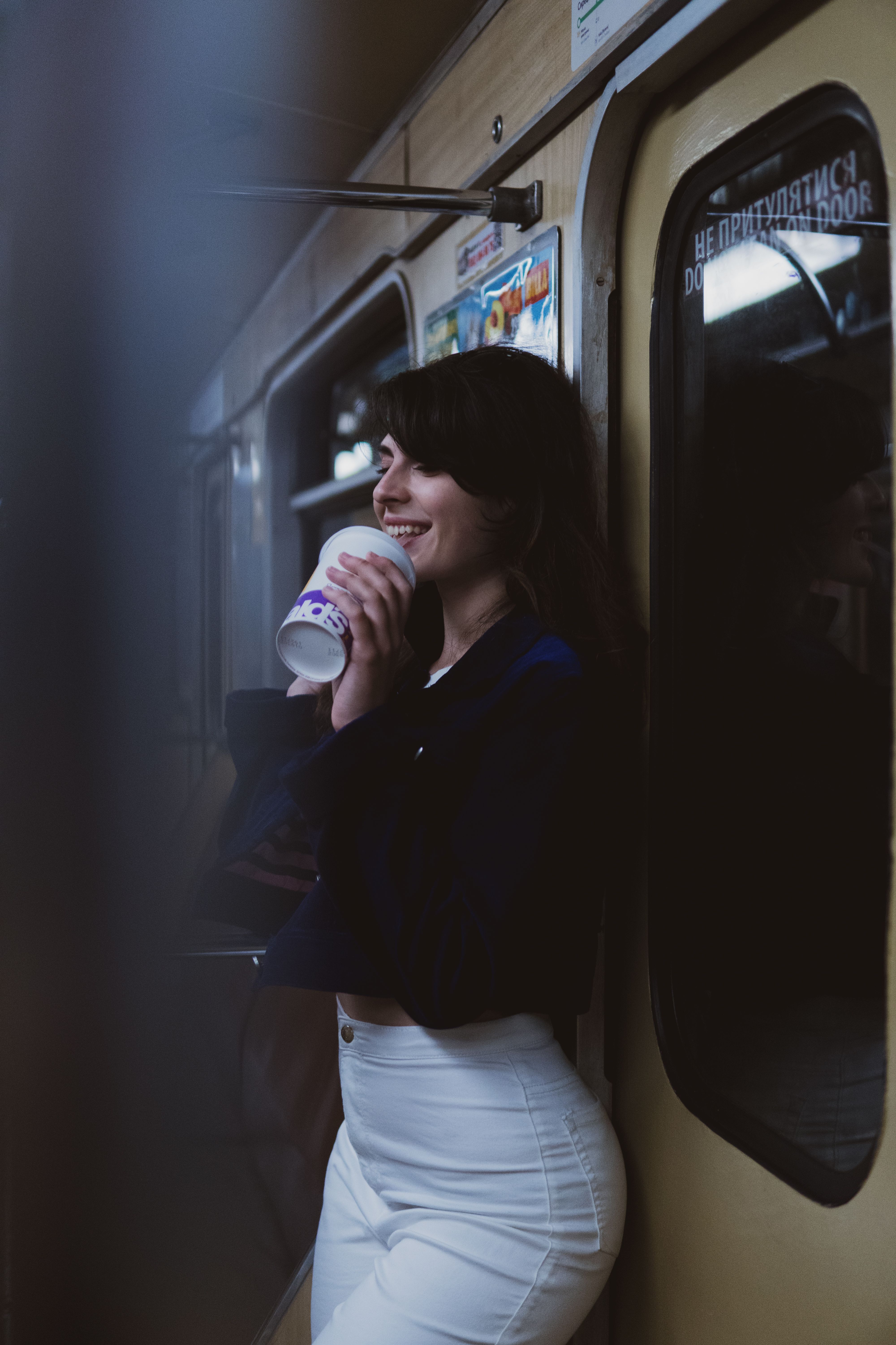 Drink in Disposable Cup Casting Shadow · Free Stock Photo