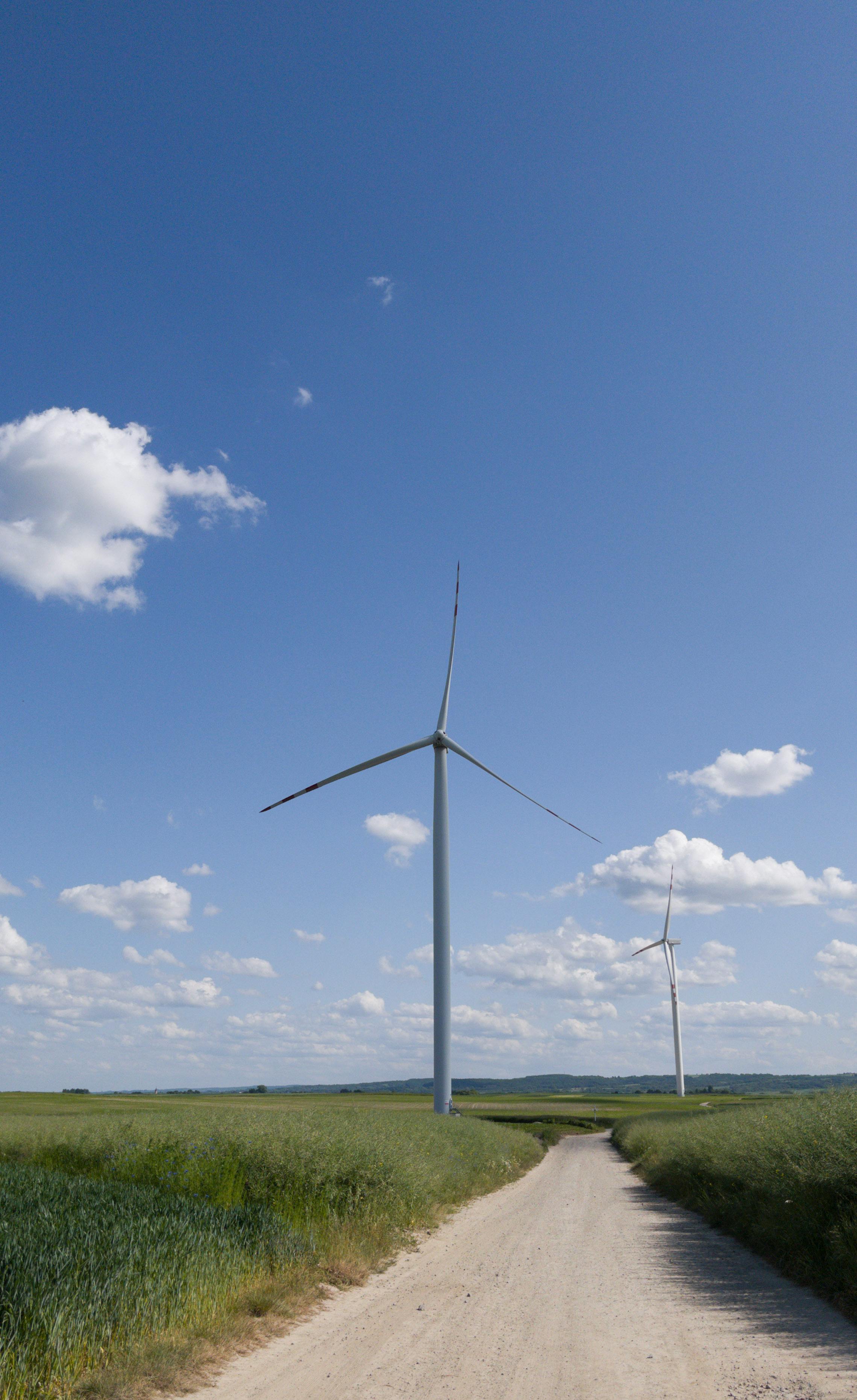 Wind Turbine Landscape Photography · Free Stock Photo