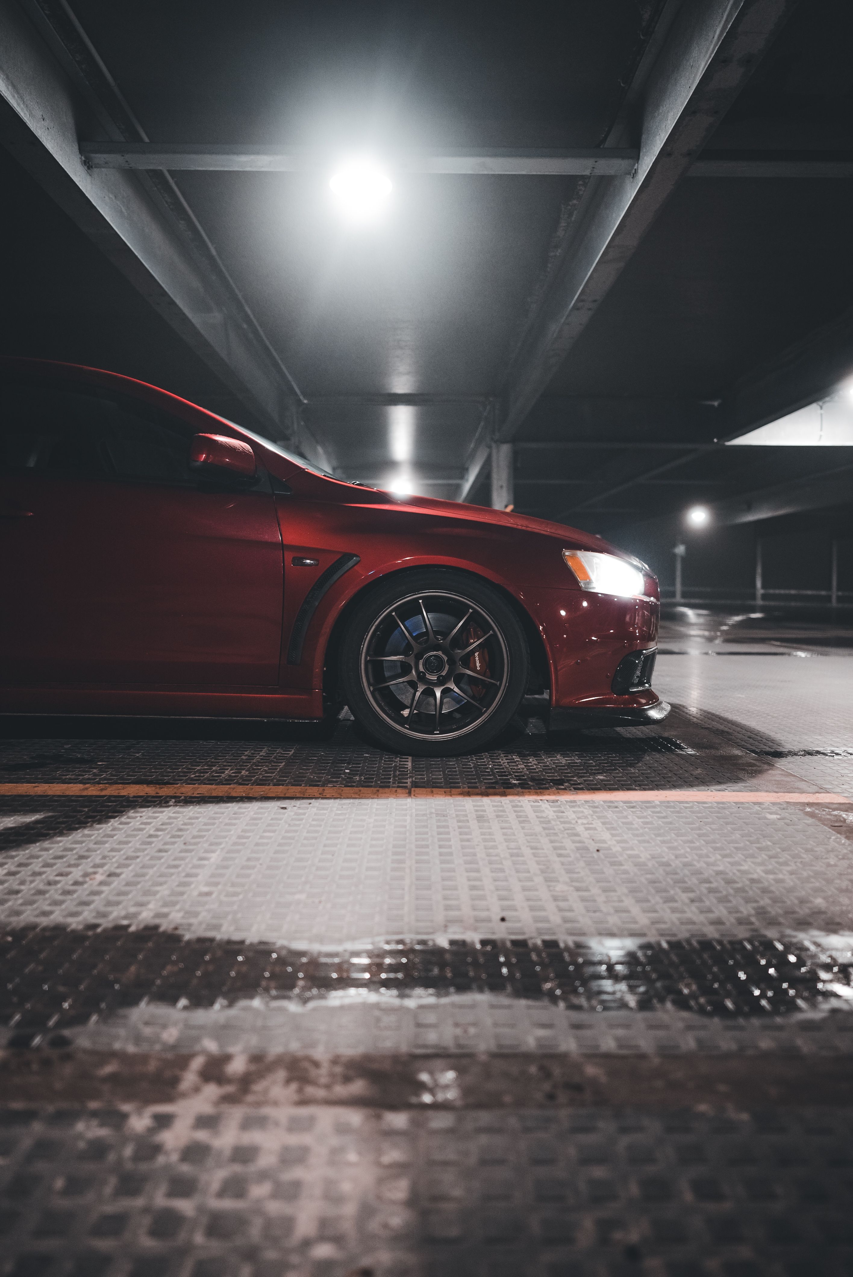 Interior of Mitsubishi Lancer Evolution · Free Stock Photo
