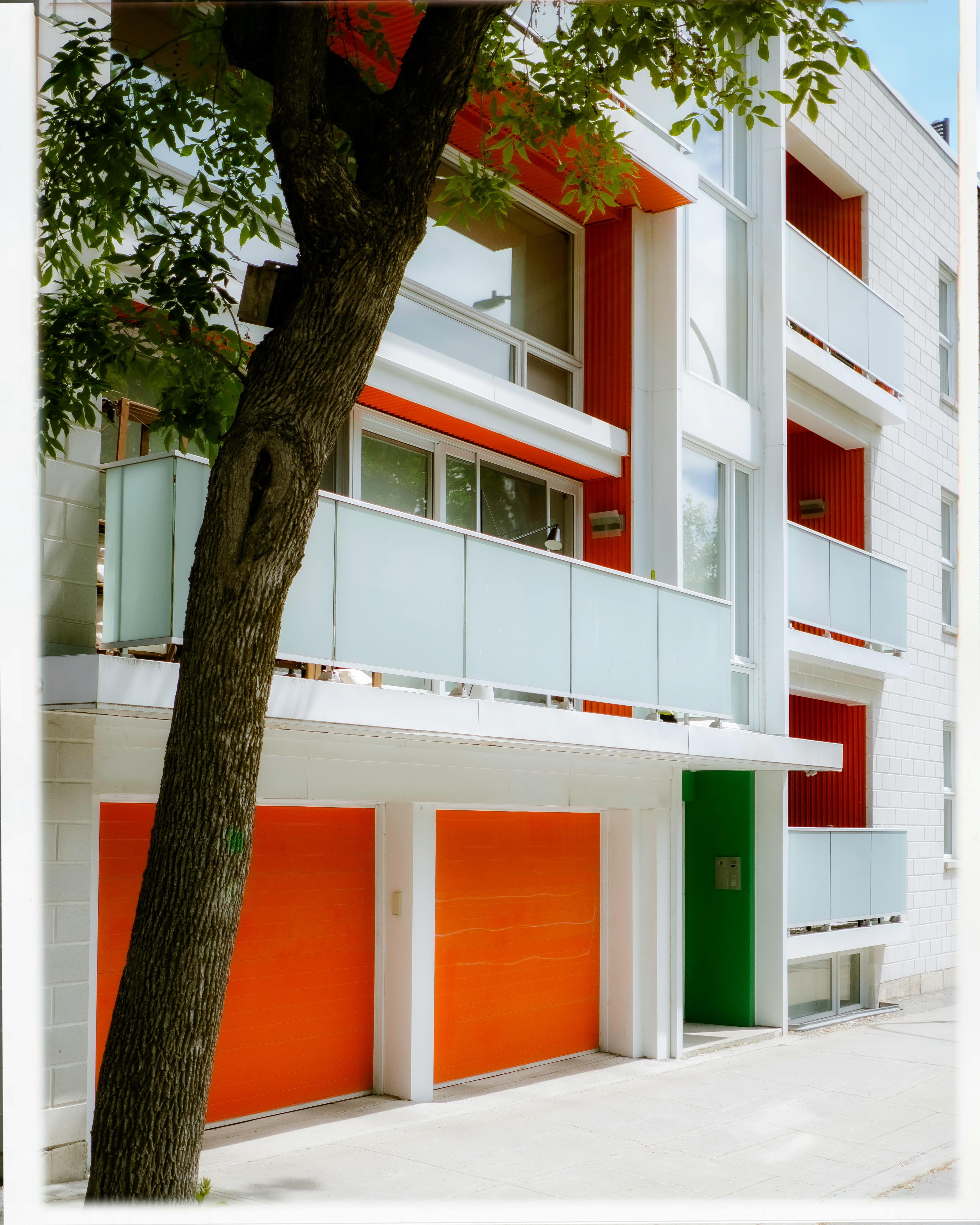 Apartments with Balconies in Building · Free Stock Photo