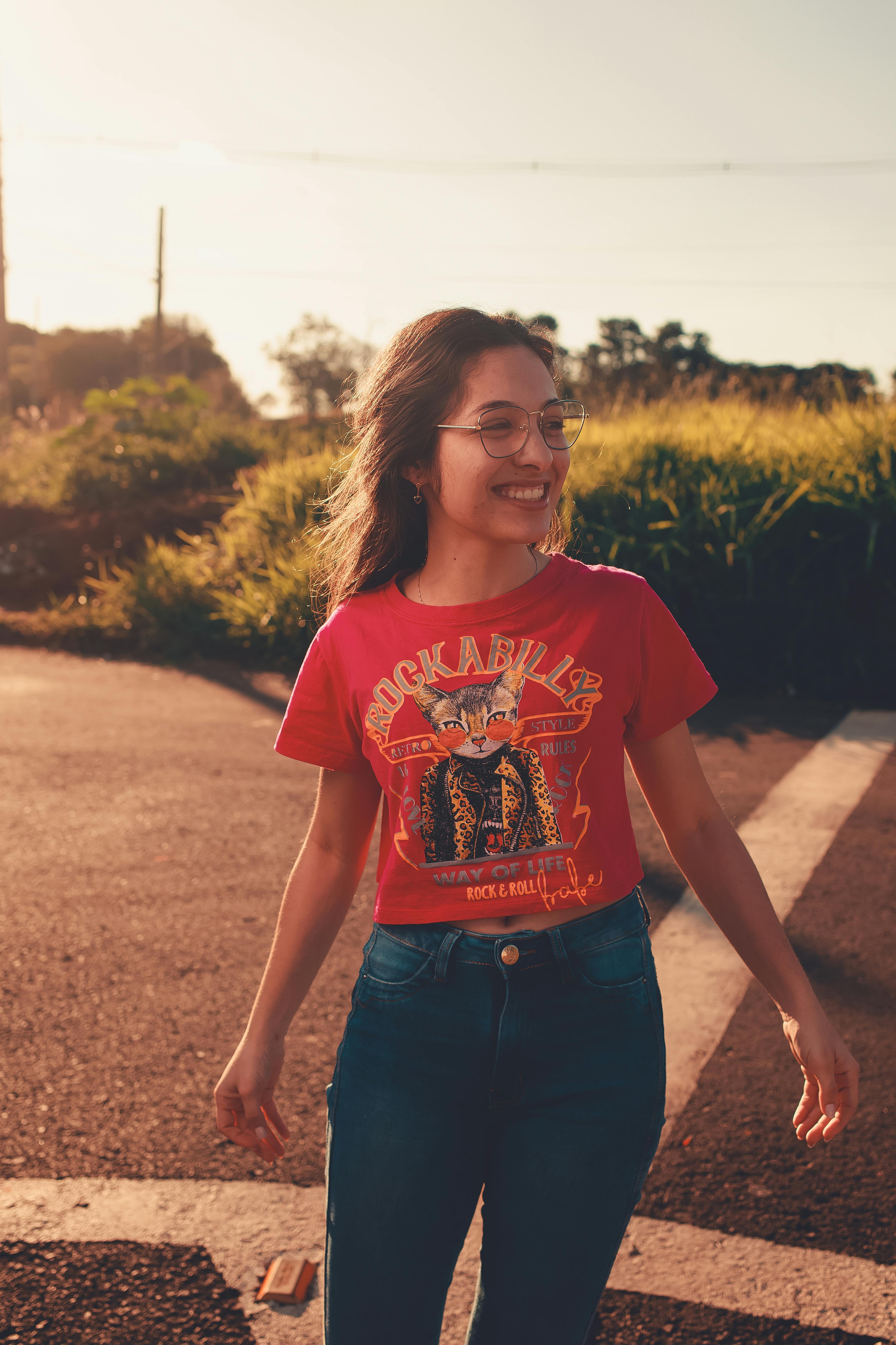 Pleasantly Surprised Woman · Free Stock Photo