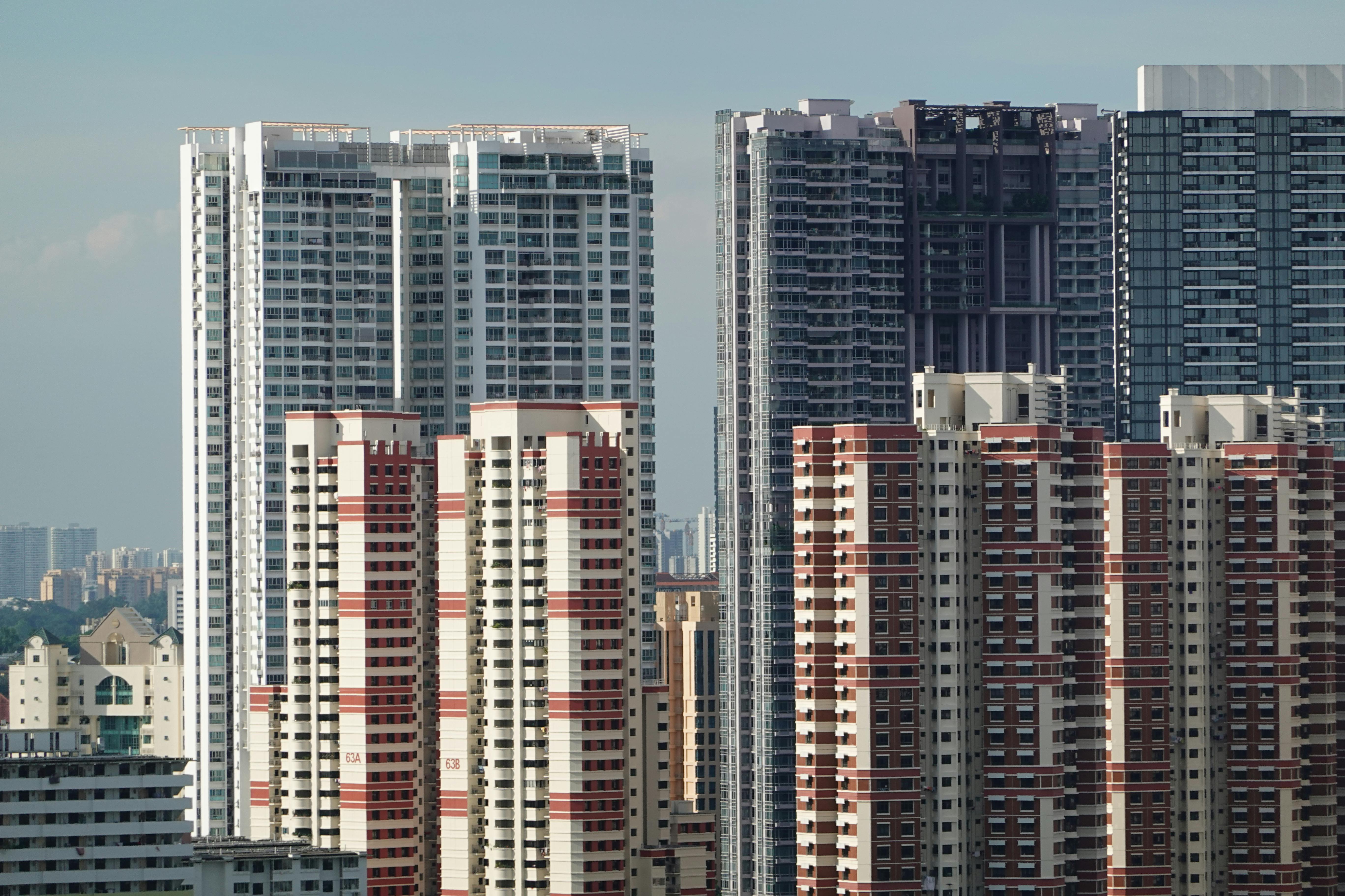 Photo gratuite de appartements, bâtiments, citadin, gratte ciel, panorama urbain, photo avec un ...