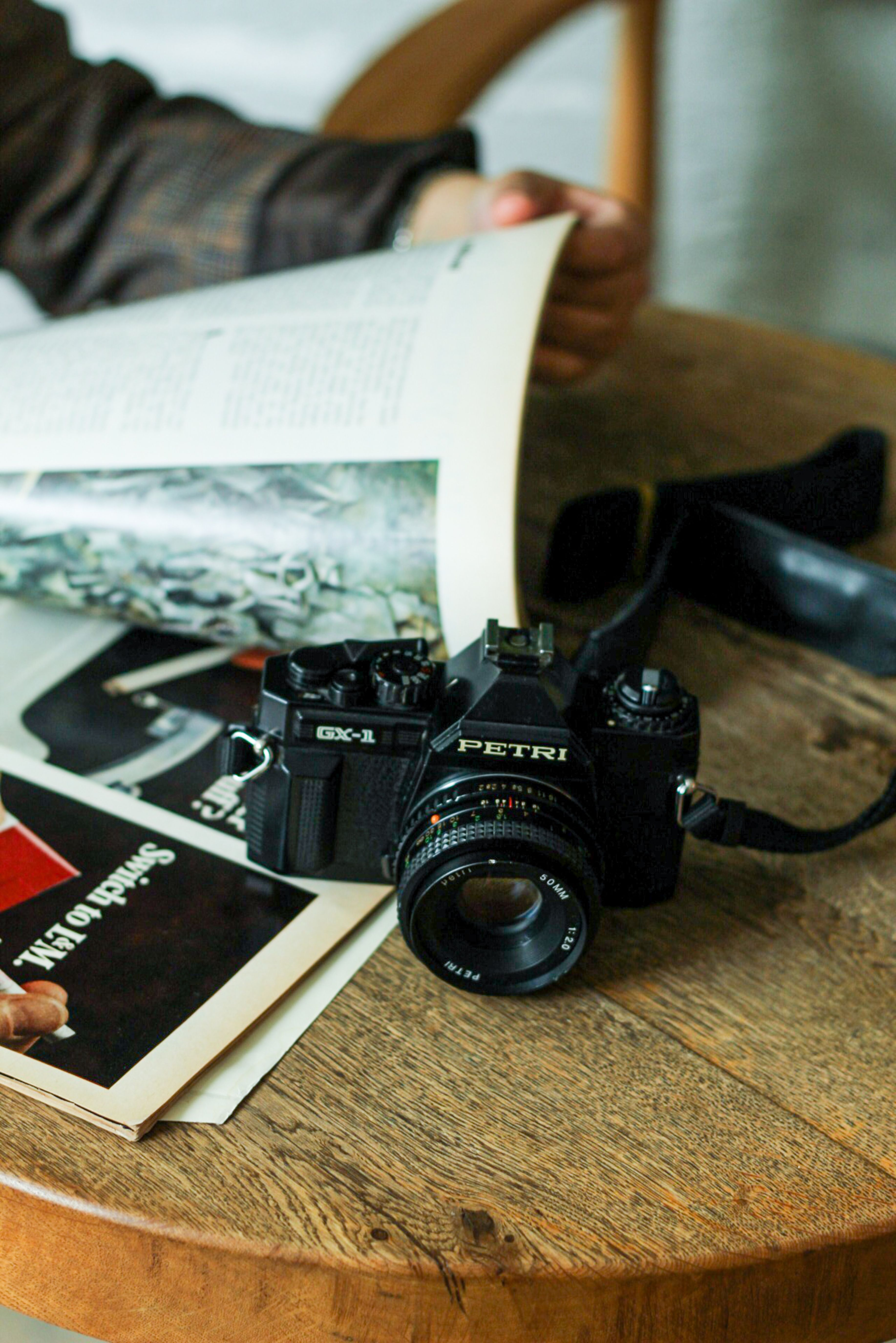 A Camera on a Table · Free Stock Photo