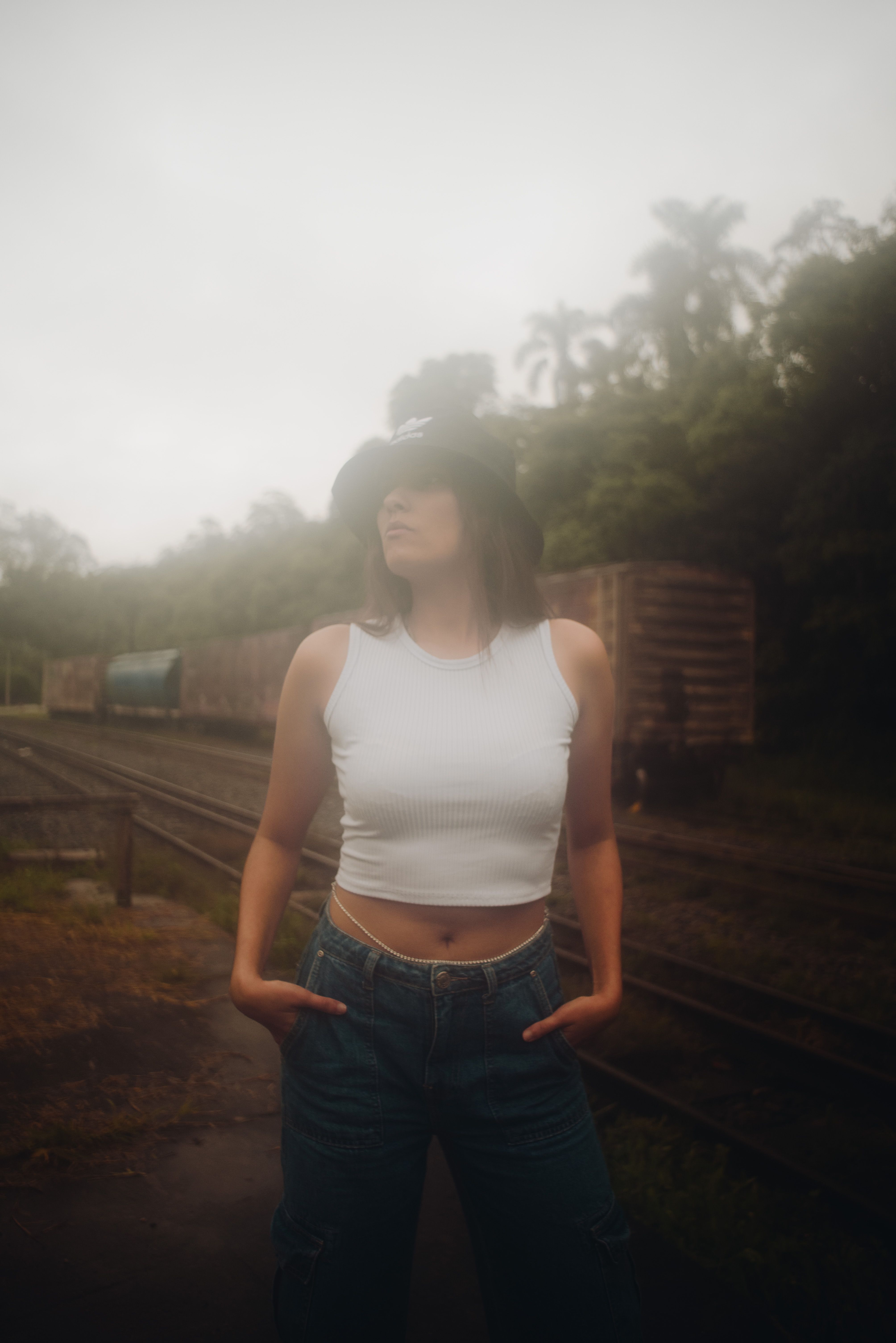 Model Posing in Jeans · Free Stock Photo