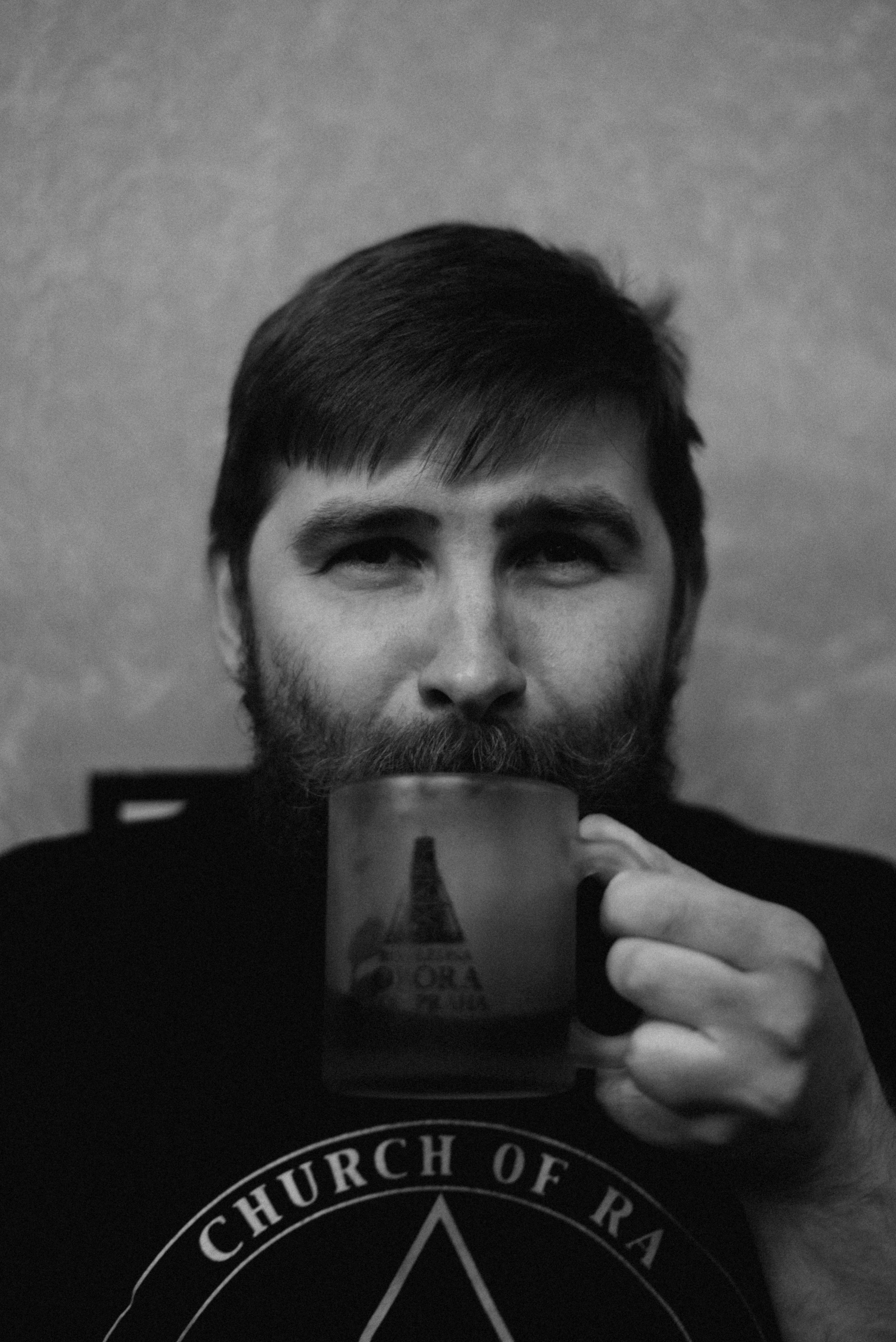 Man Posing with Cup · Free Stock Photo
