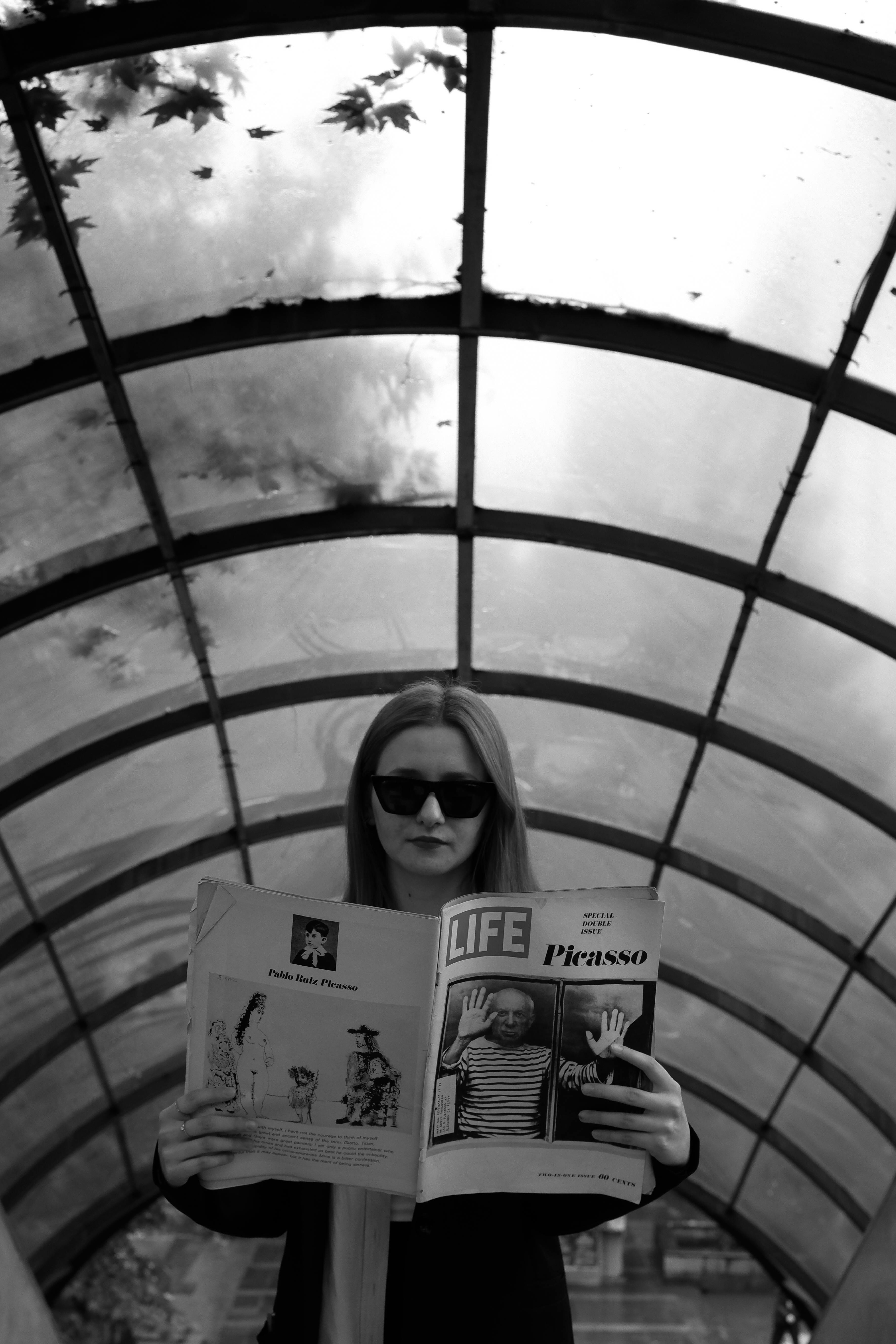 Woman Reading Life Magazine · Free Stock Photo