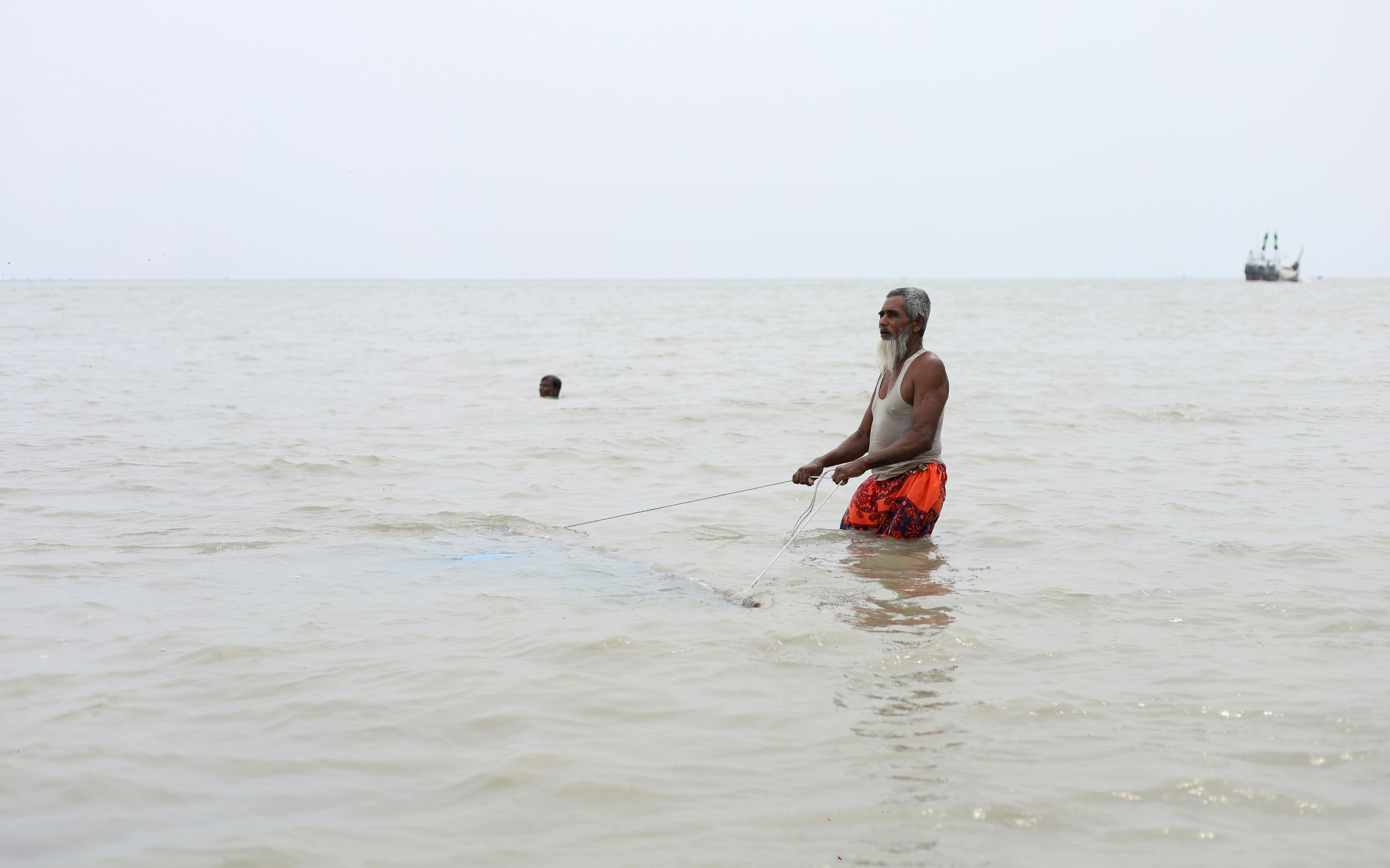 Fishing Nets Stretched Out on the Beach · Free Stock Photo