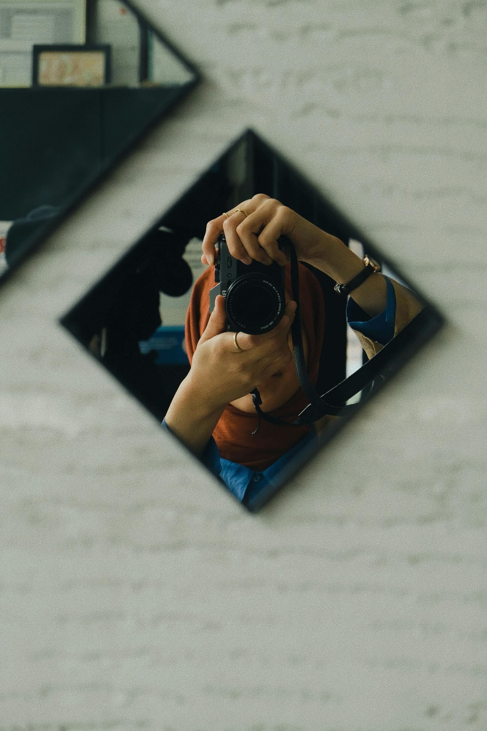 Woman Taking Photo in Mirror · Free Stock Photo