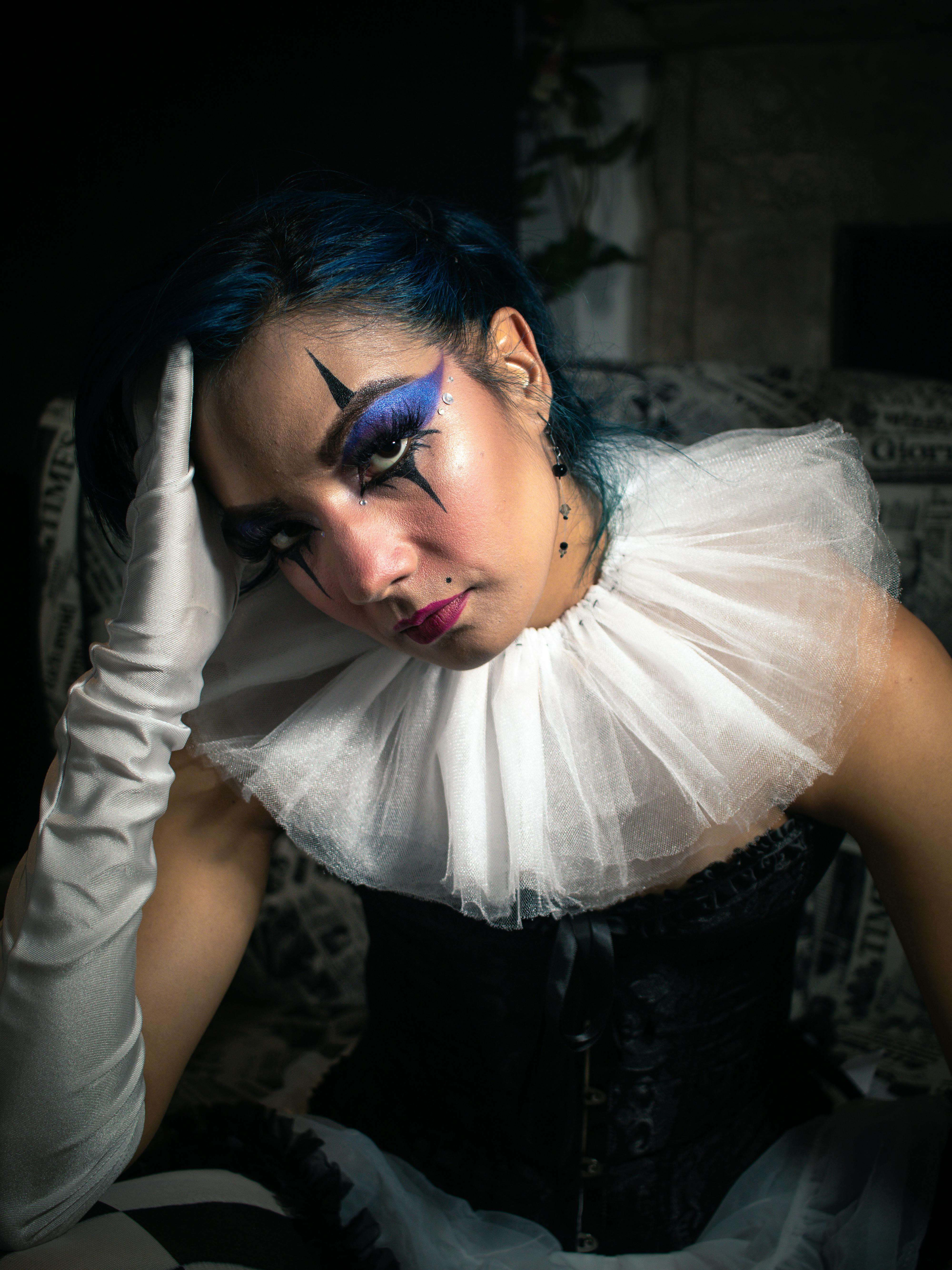 Clown Halloween Mask on a Shutter · Free Stock Photo