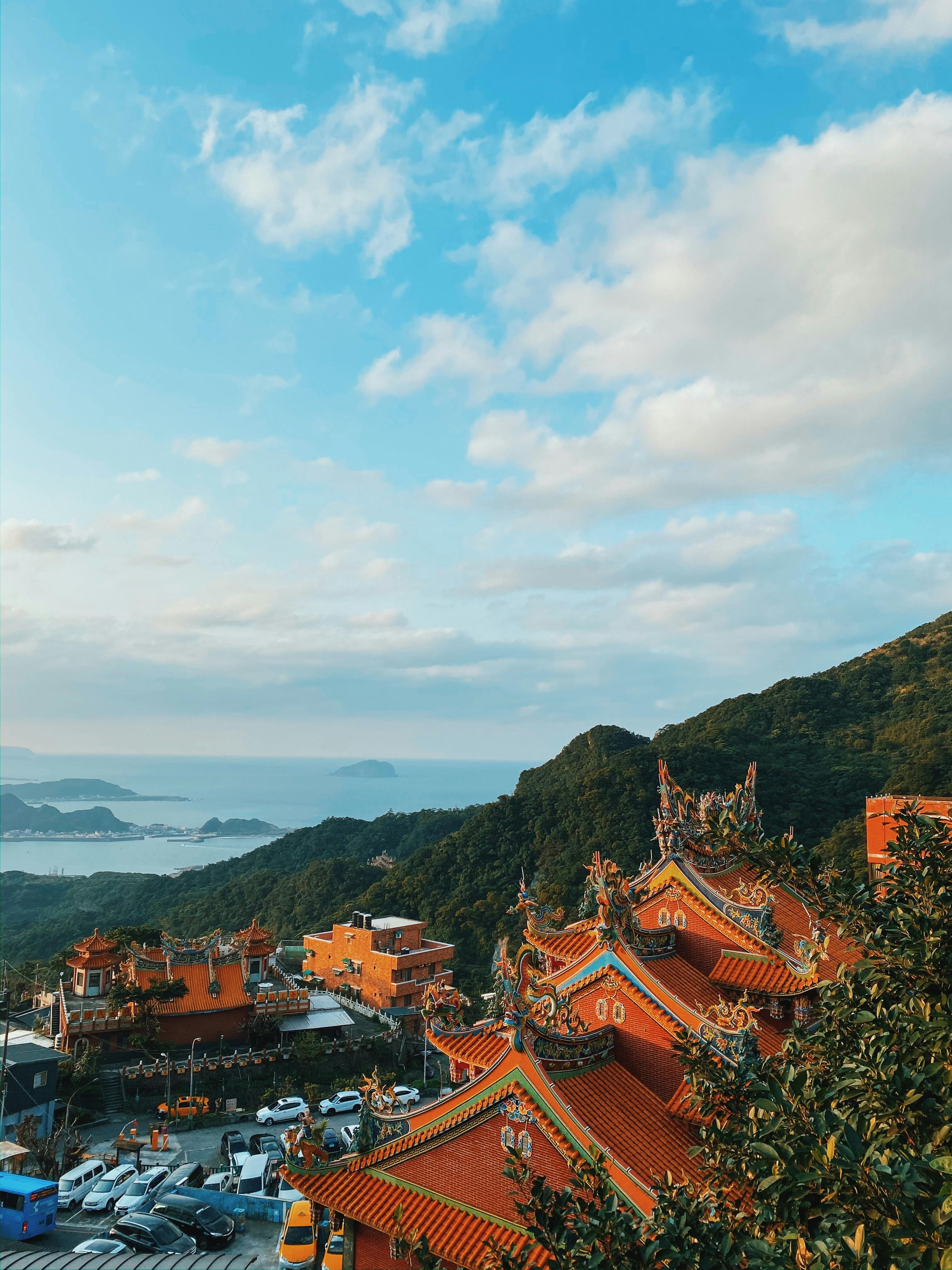 Eastern Temples on Sea Coast · Free Stock Photo