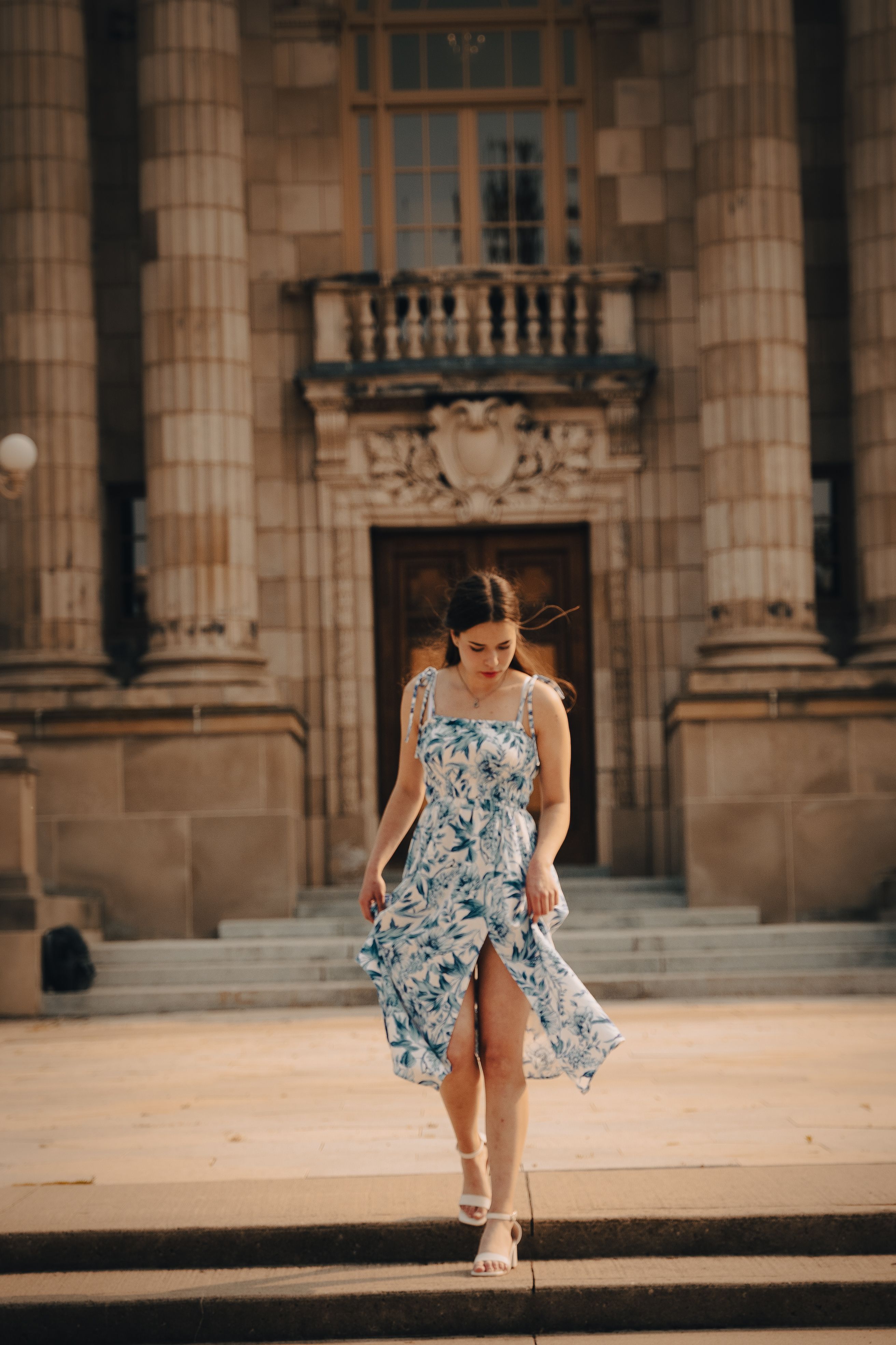 Woman Posing in Dress · Free Stock Photo