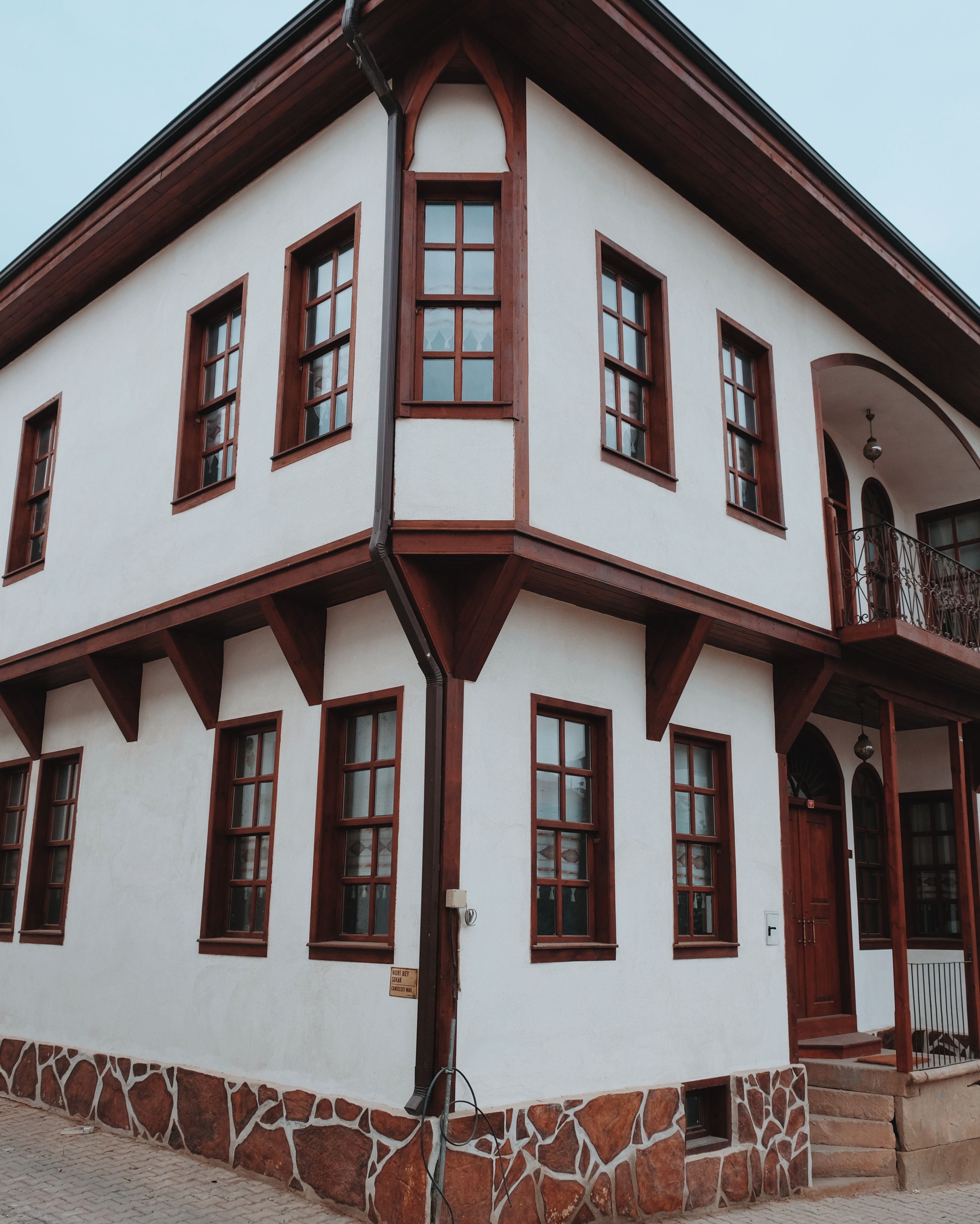 A Street with Historical Turkish Houses · Free Stock Photo