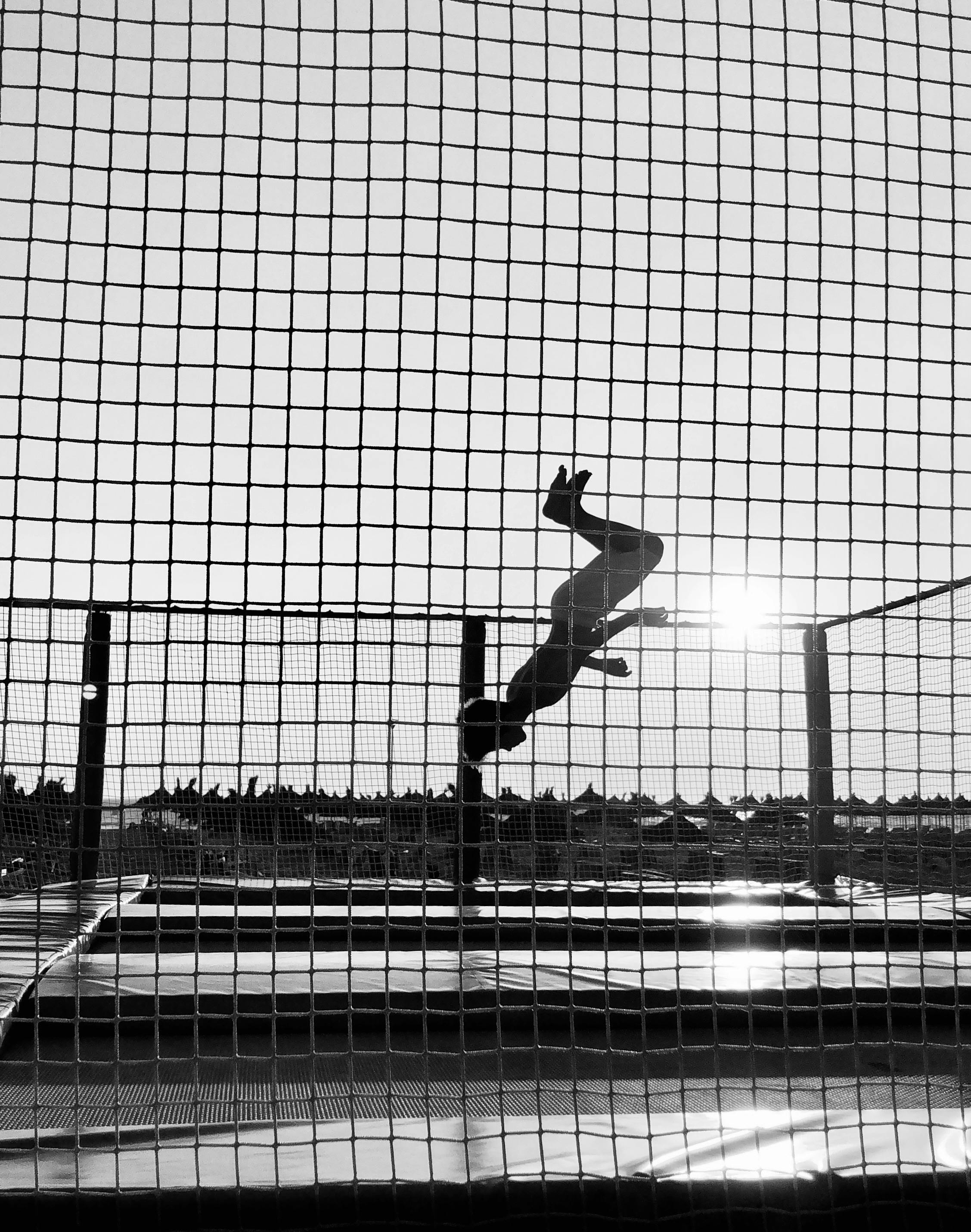 Man Jumping on Trampoline · Free Stock Photo