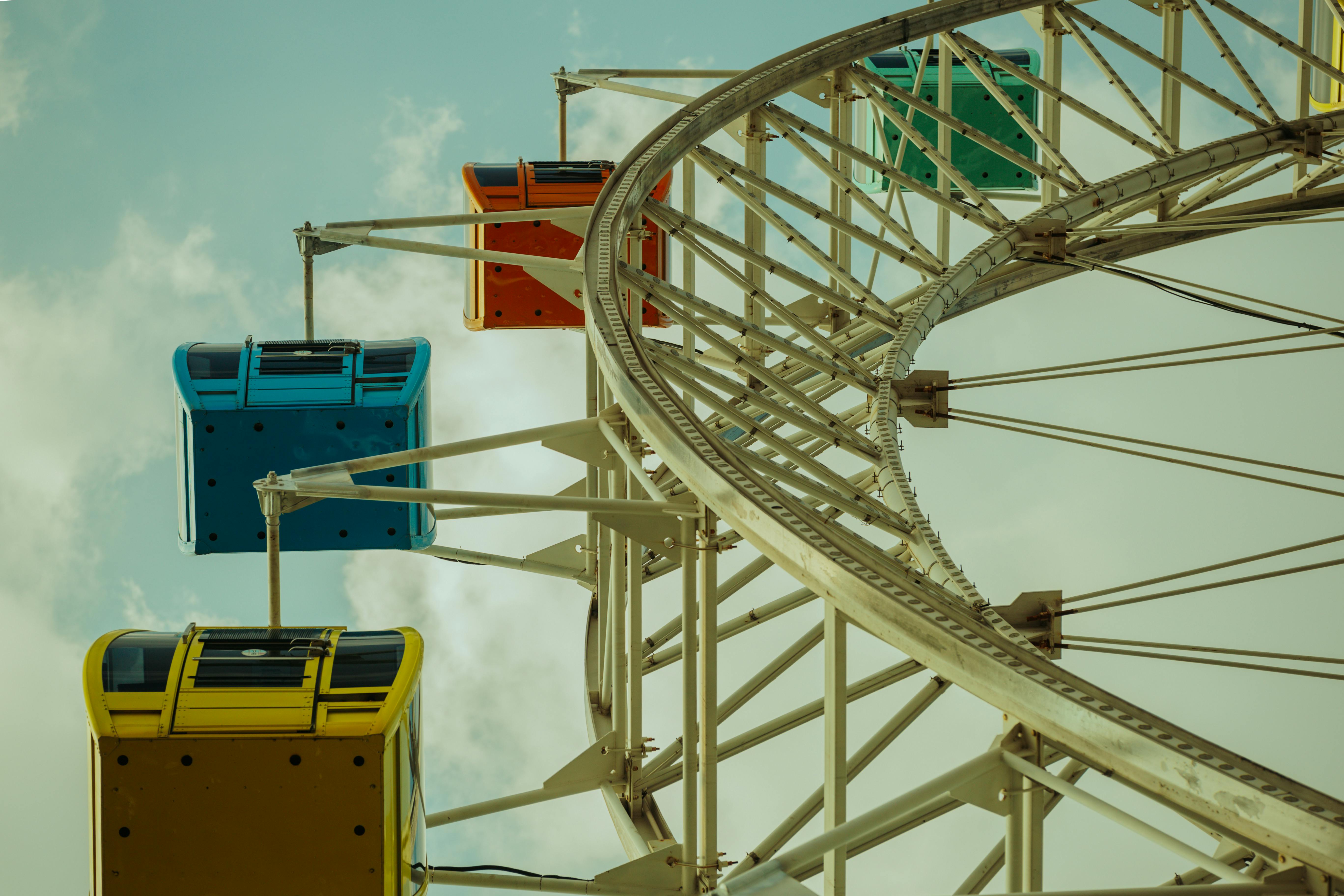 Close up Photograph of Ferris Wheel · Free Stock Photo