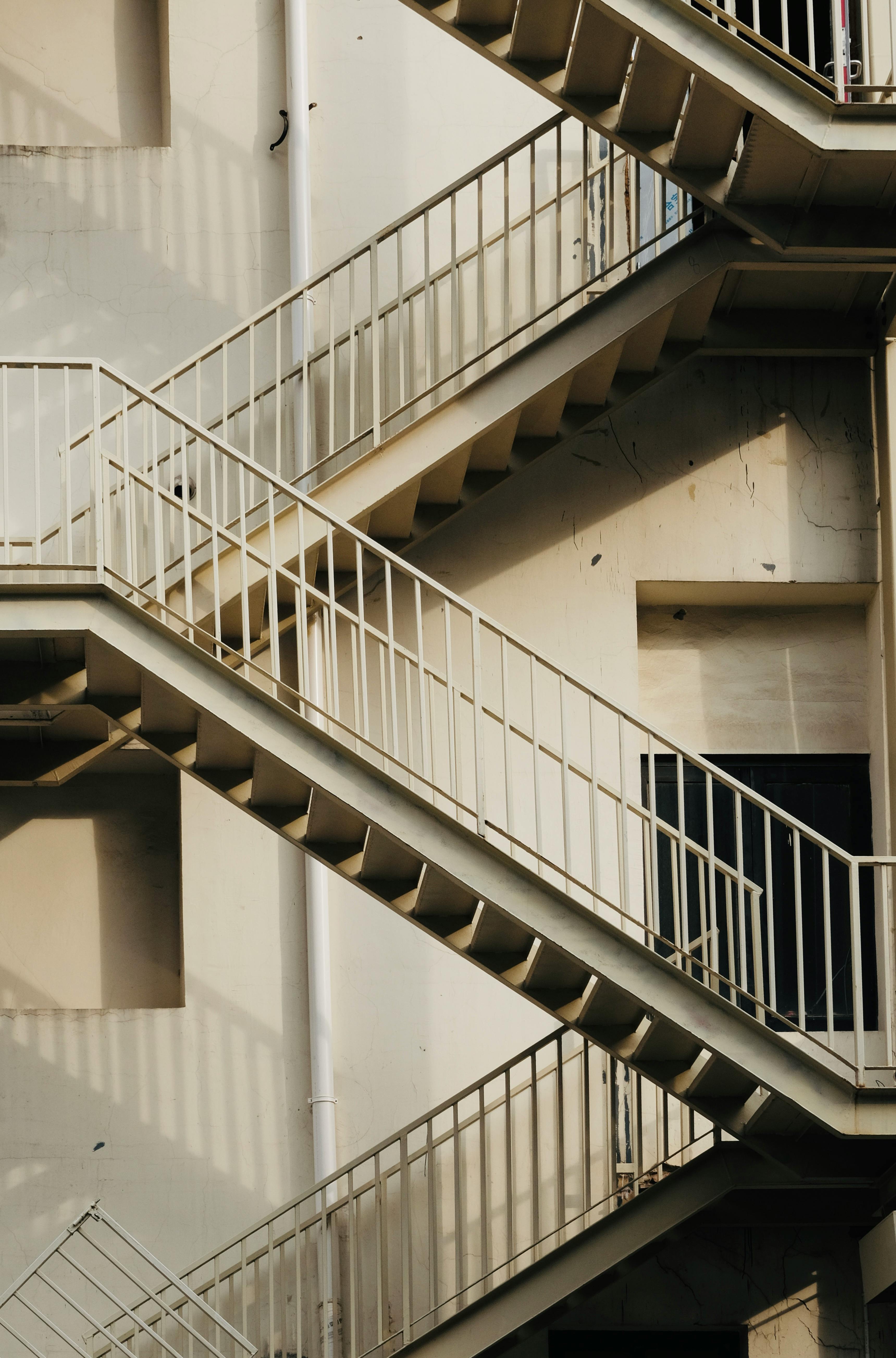Stairs Grayscale Photography · Free Stock Photo
