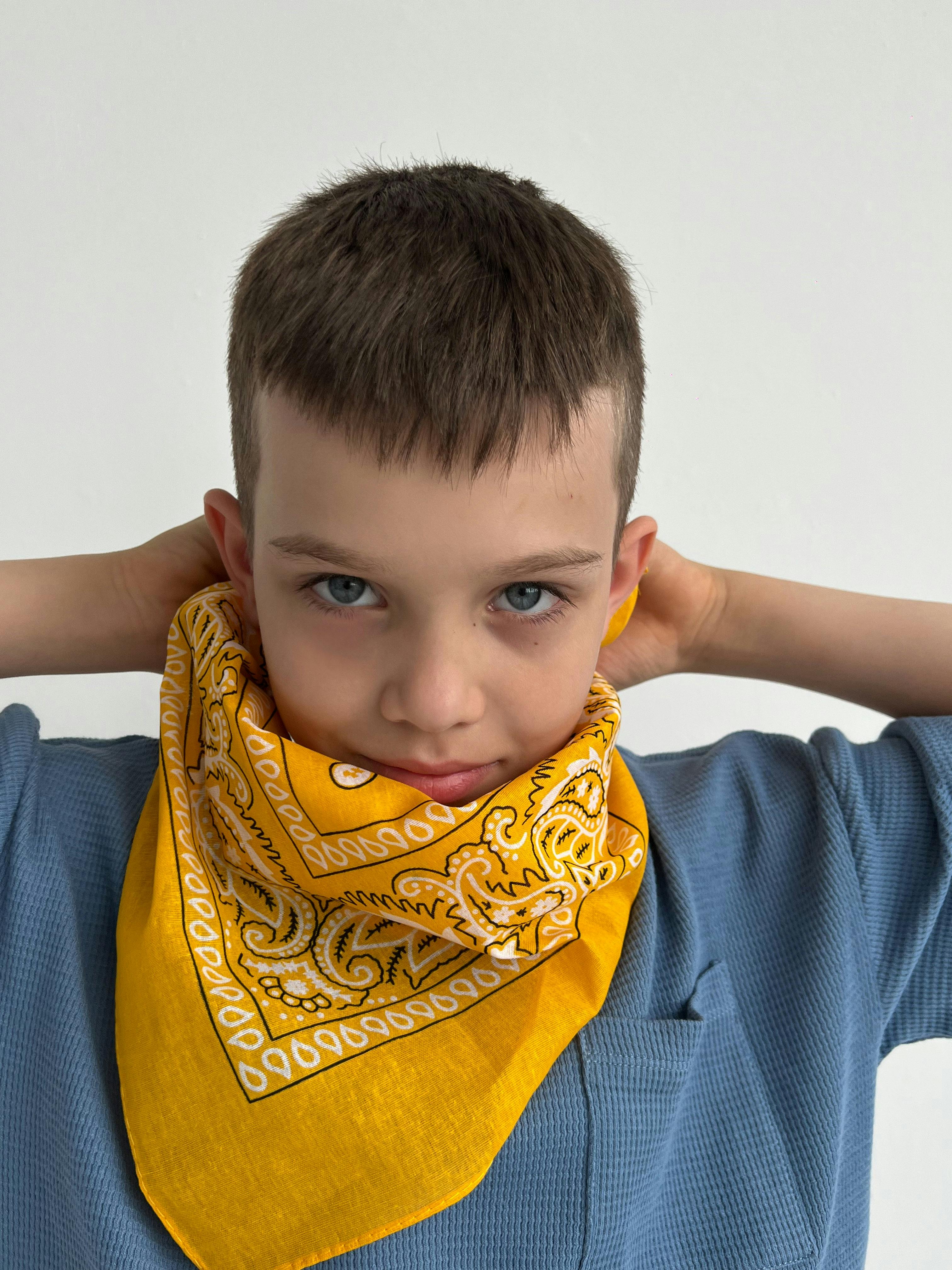 Portrait of Boy in Buff · Free Stock Photo