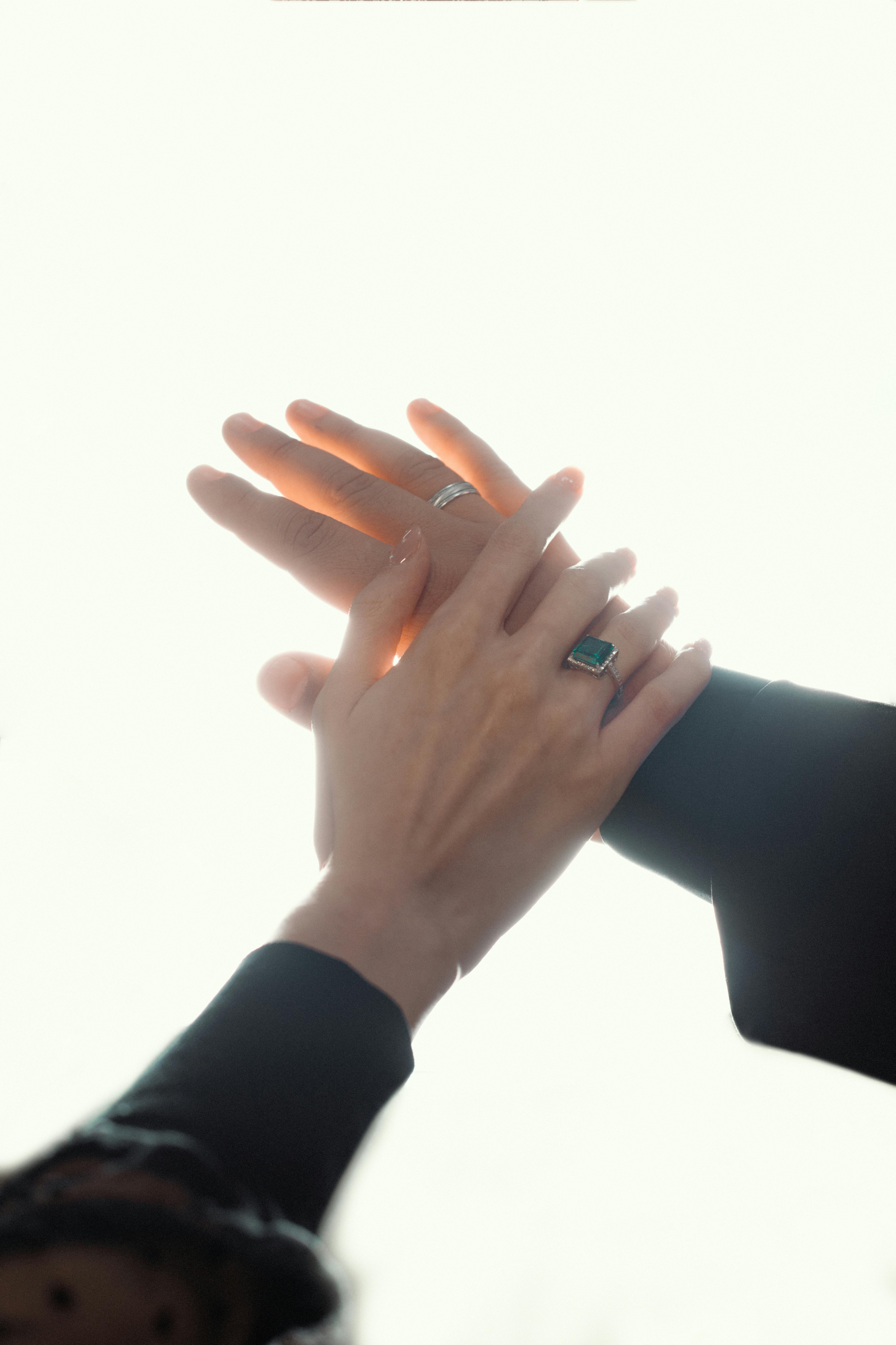 Married Couple Hands Touching Grain · Free Stock Photo