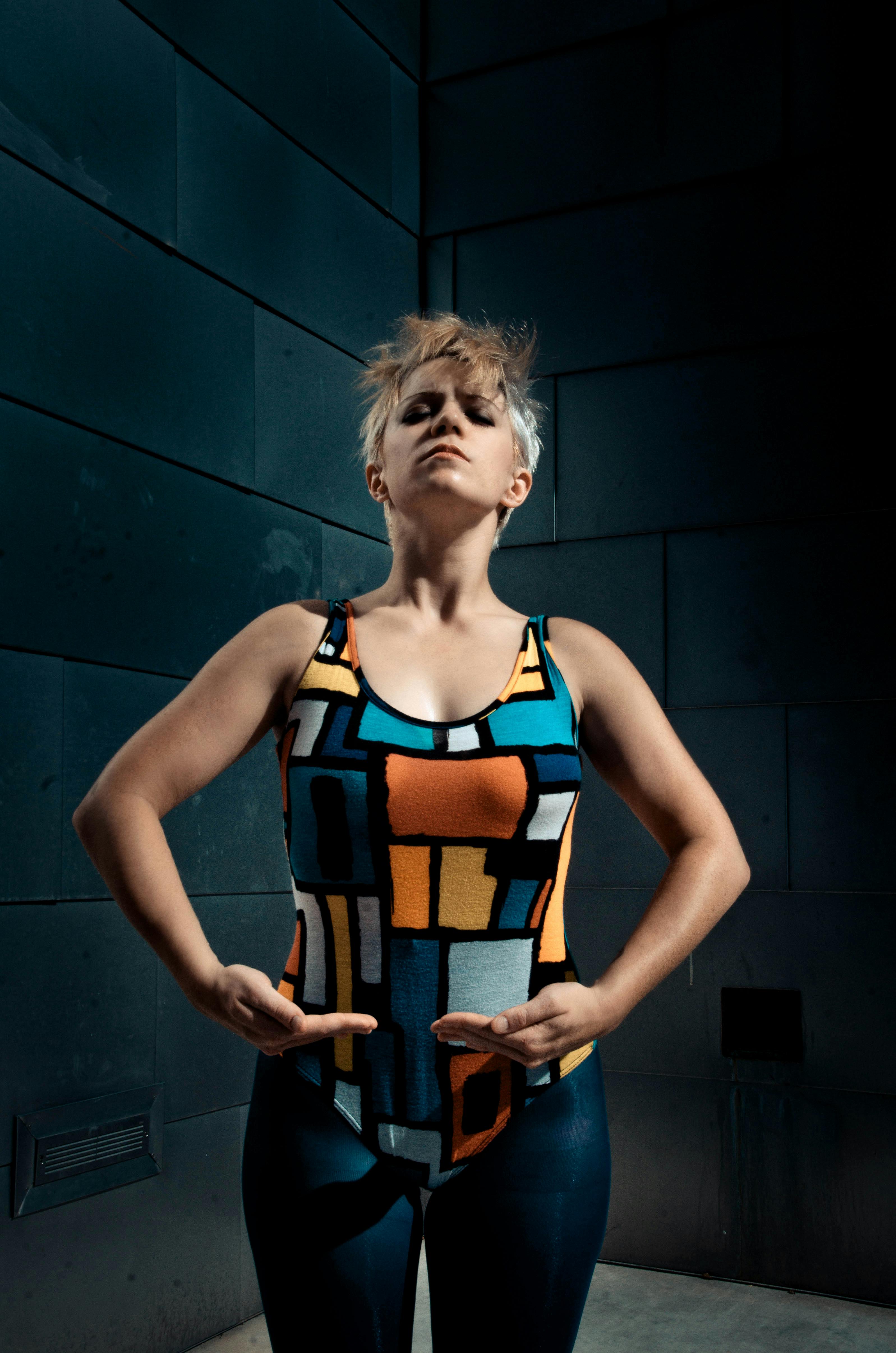 A Model Posing for a Studio Shoot · Free Stock Photo