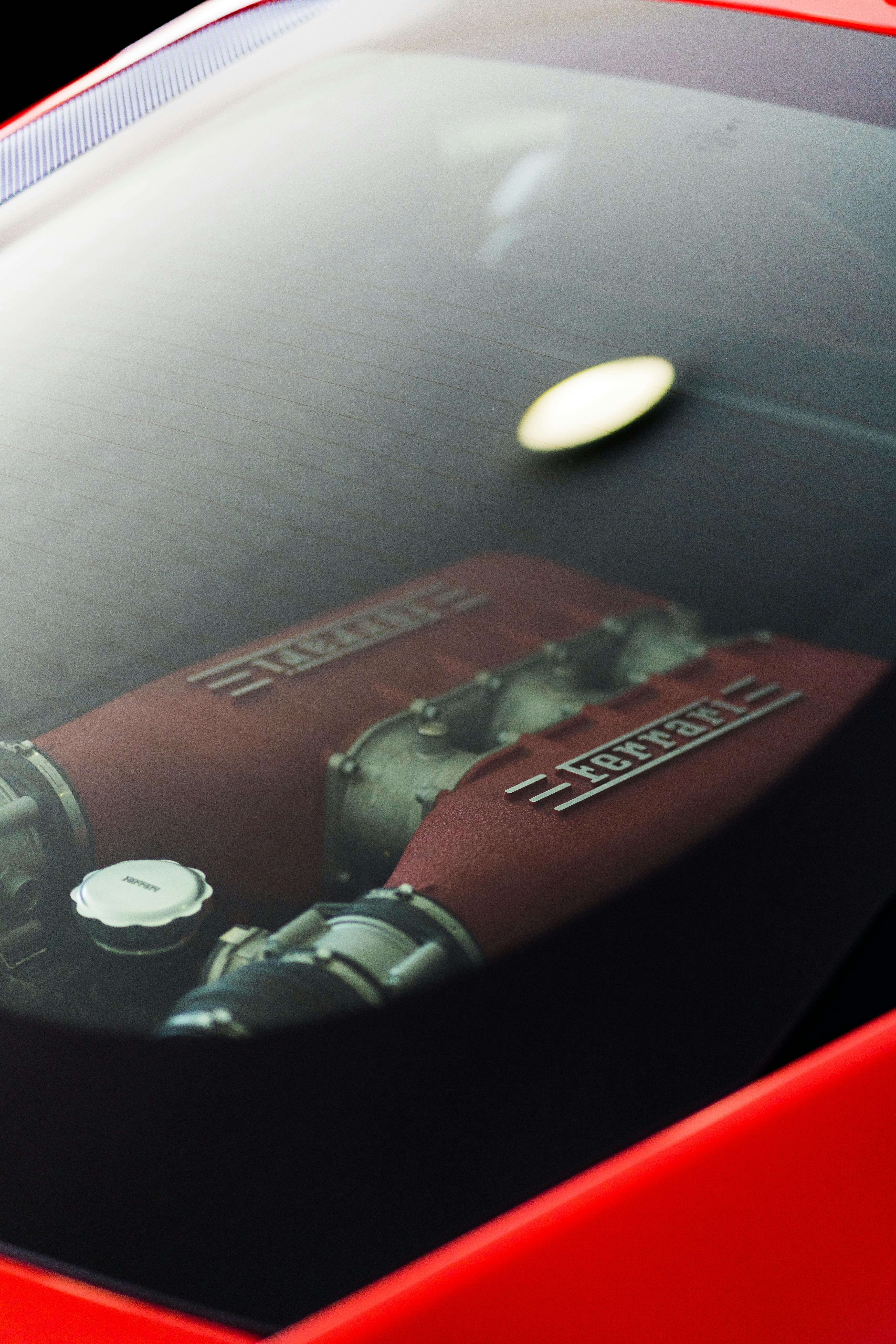Red and Black Car Engine · Free Stock Photo