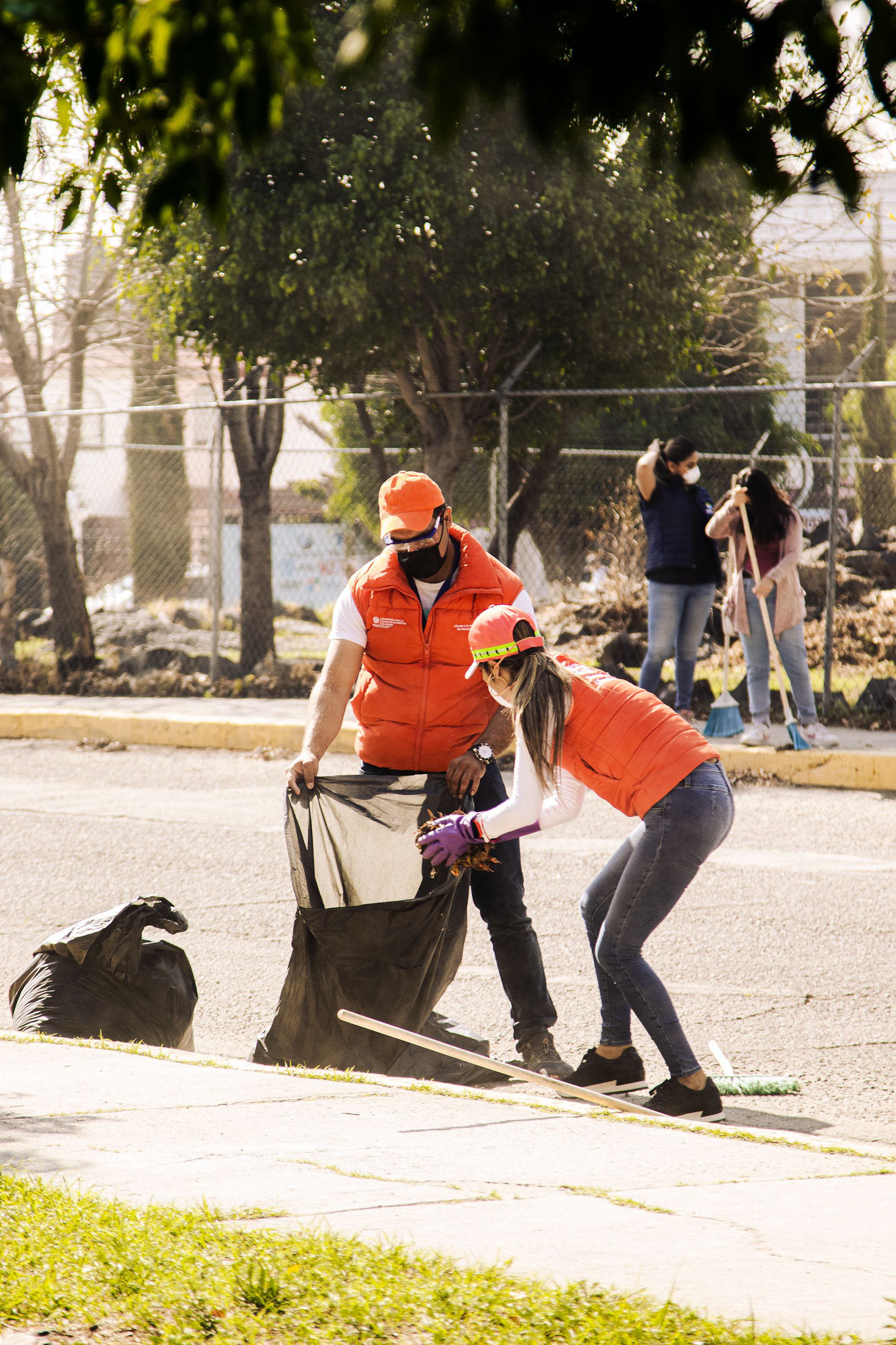 City Cleaners on Street · Free Stock Photo