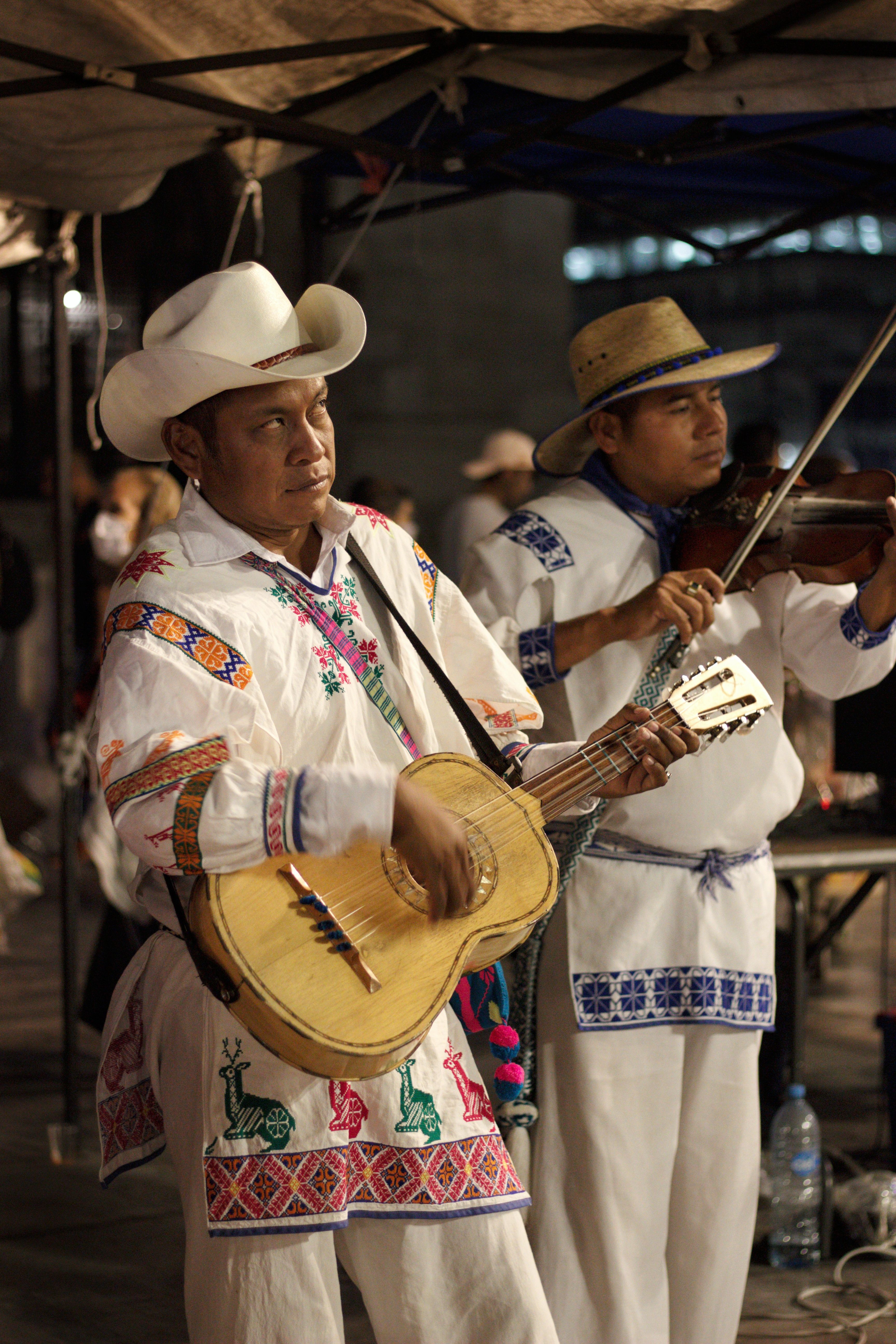 Men in Traditional Clothing Playing Music · Free Stock Photo