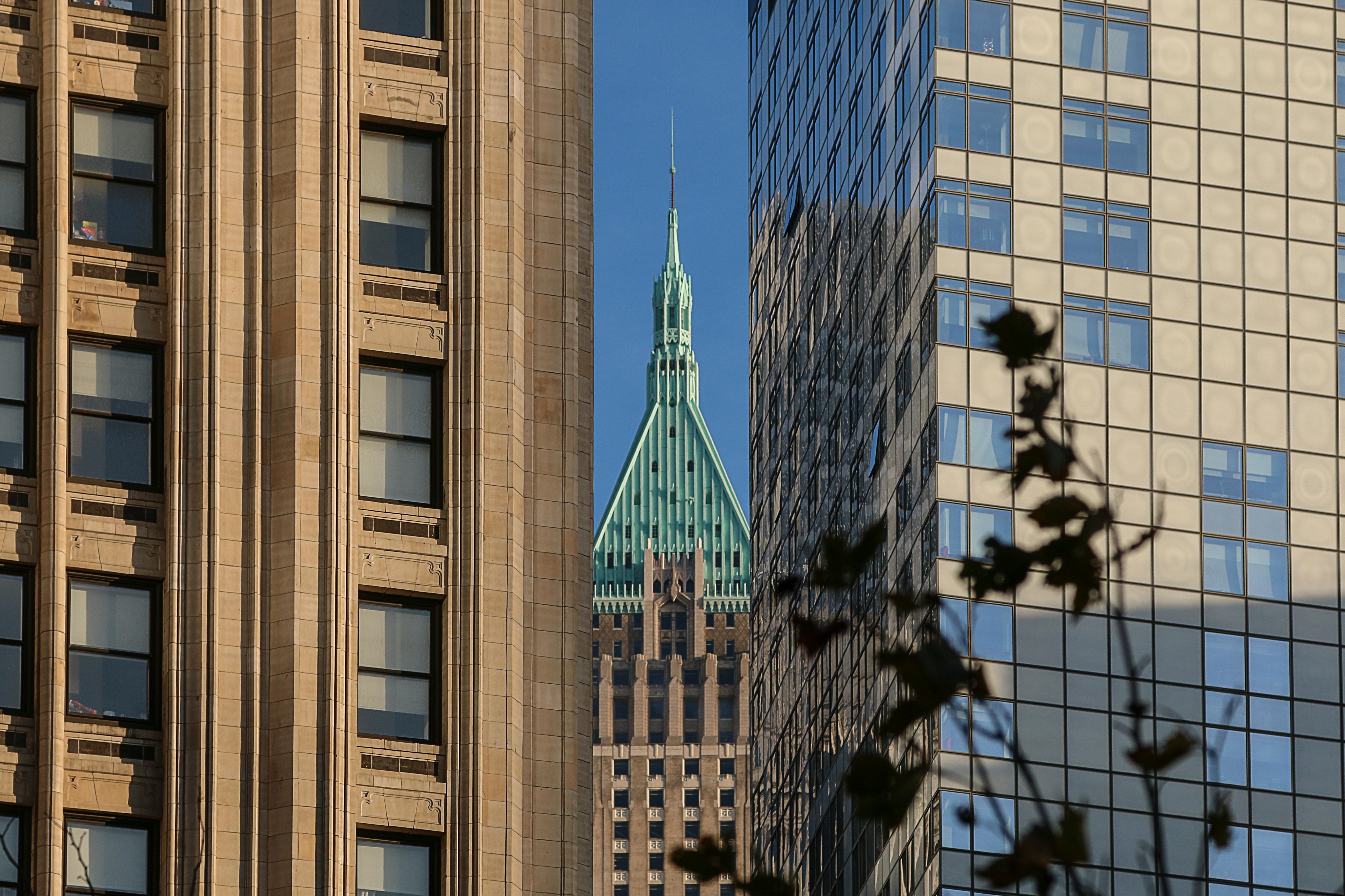 Buildings Walls and Skyscraper behind · Free Stock Photo