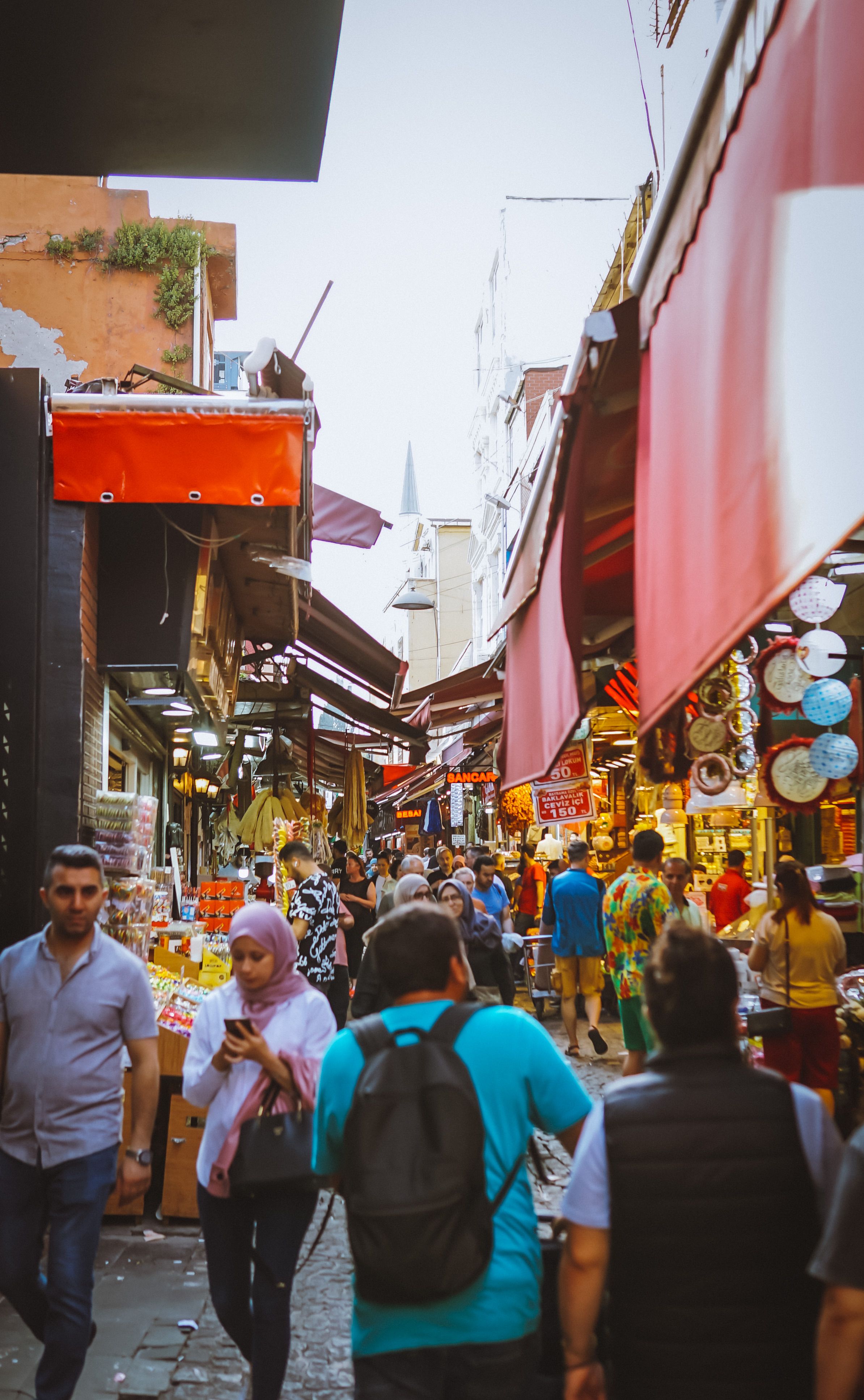 A Crowded Street Market · Free Stock Photo