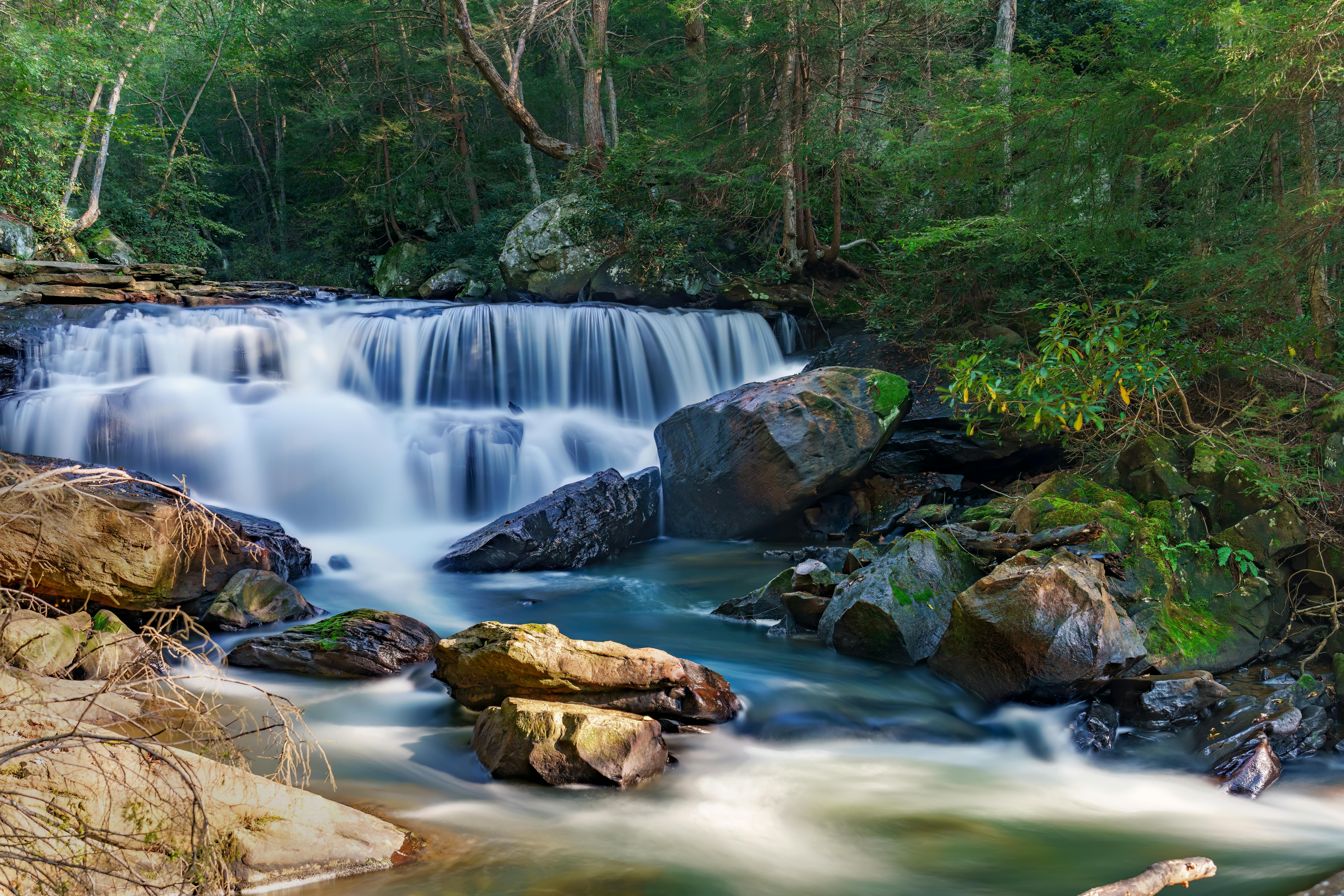 Photo of Waterfalls During Fall Season · Free Stock Photo
