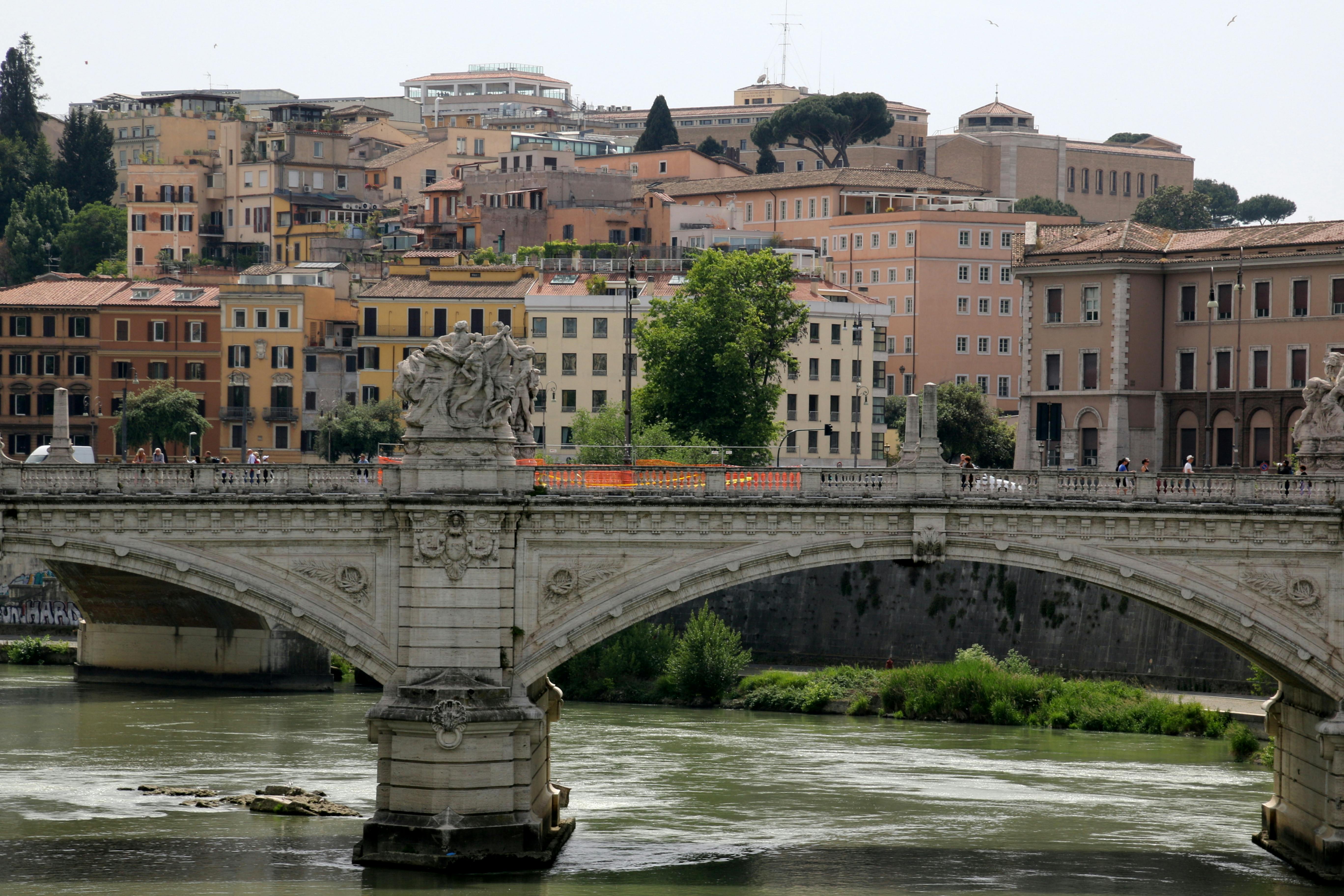 The Buildings at the Tiber Island in Rome, Italy · Free Stock Photo