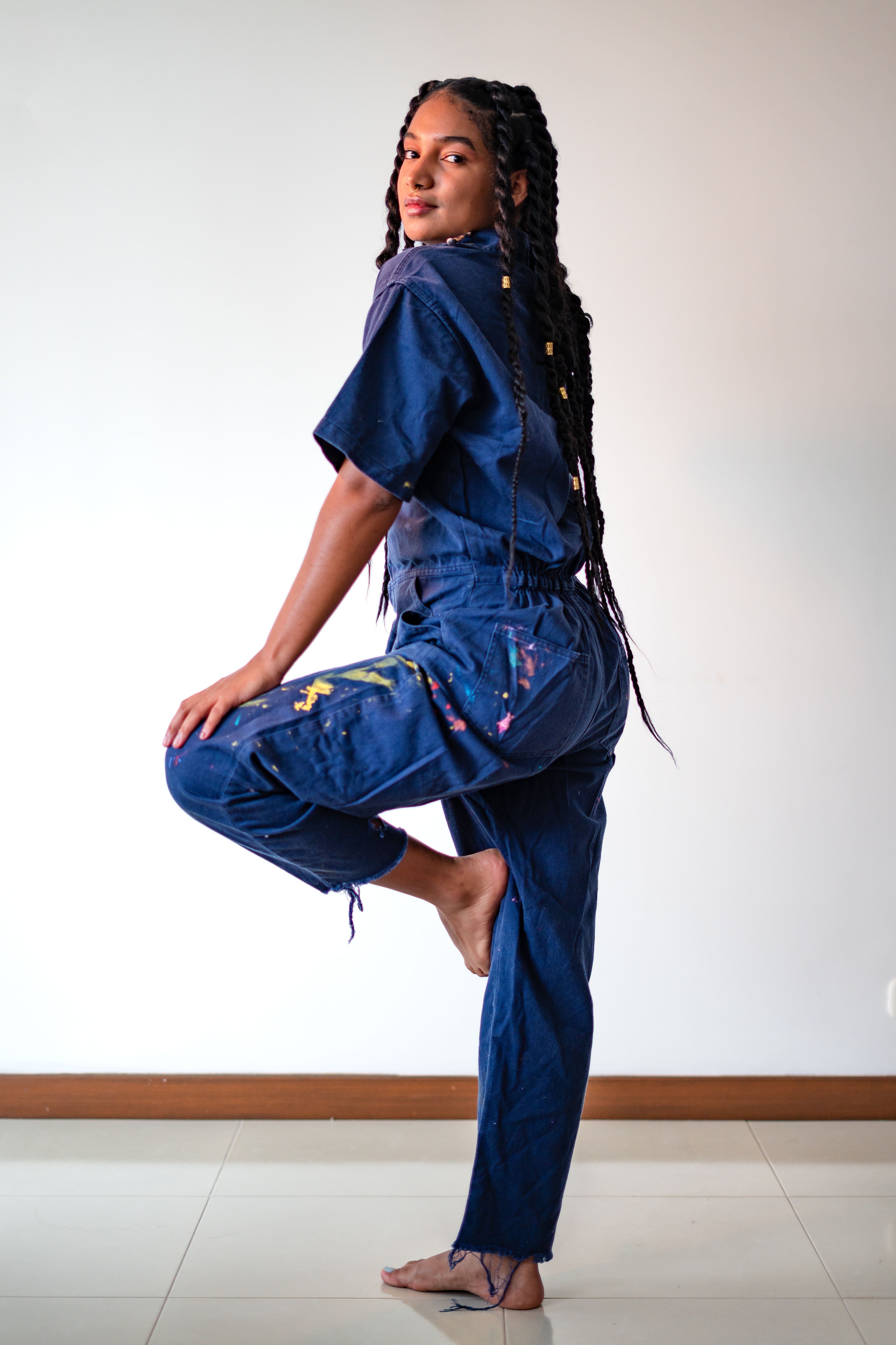 Model in Coveralls · Free Stock Photo