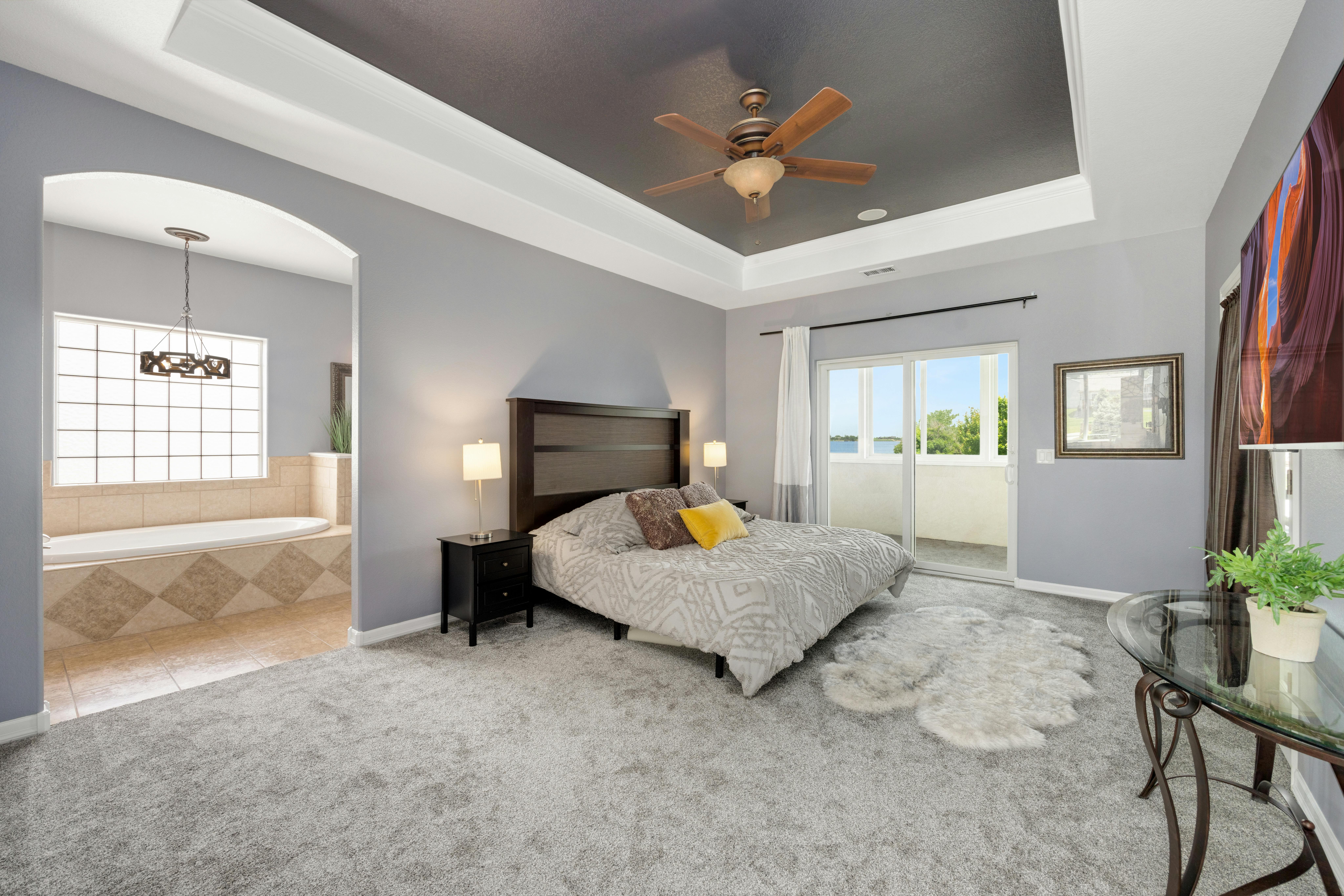 Modern Bedroom in House · Free Stock Photo