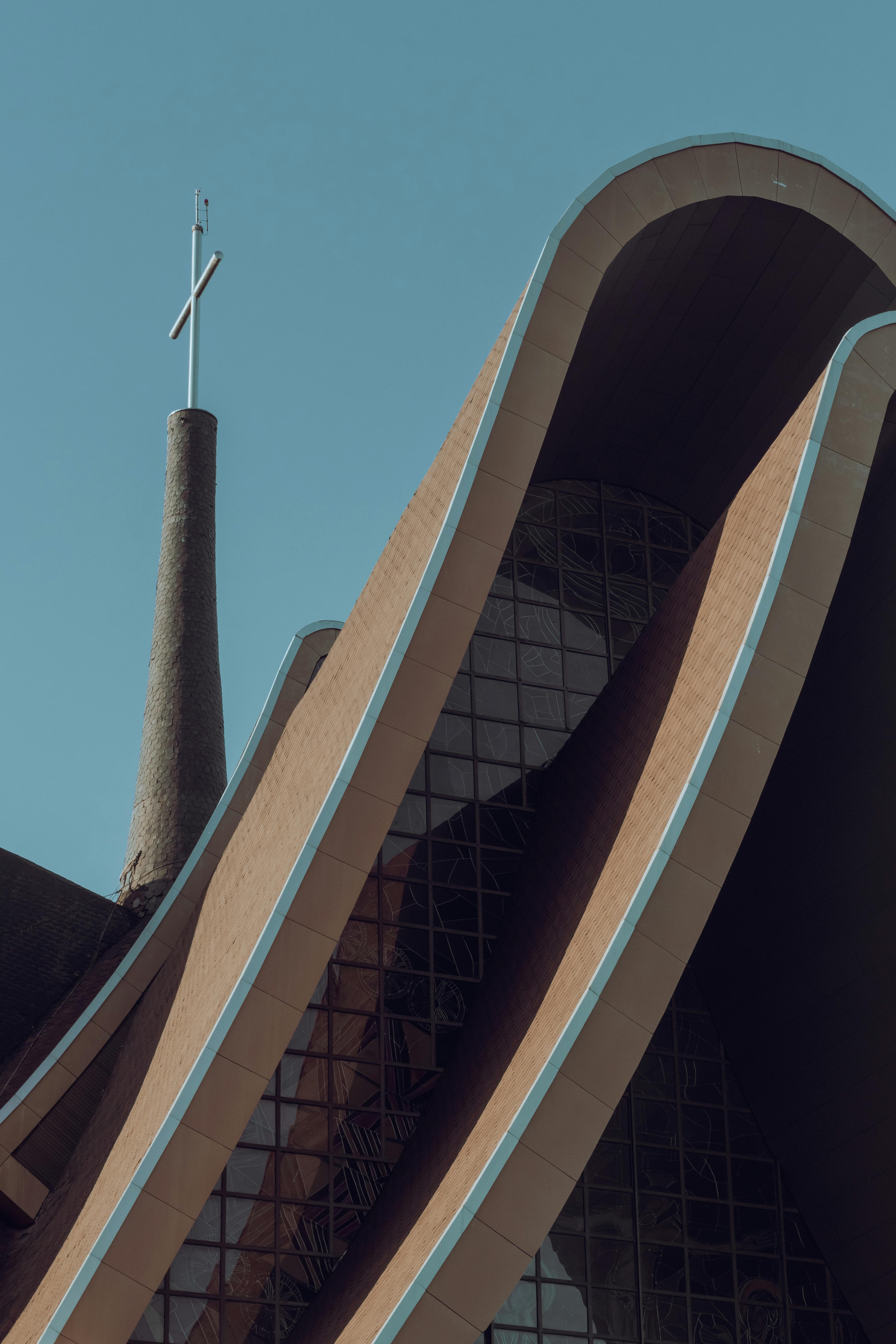 Modern Church Rooftop · Free Stock Photo