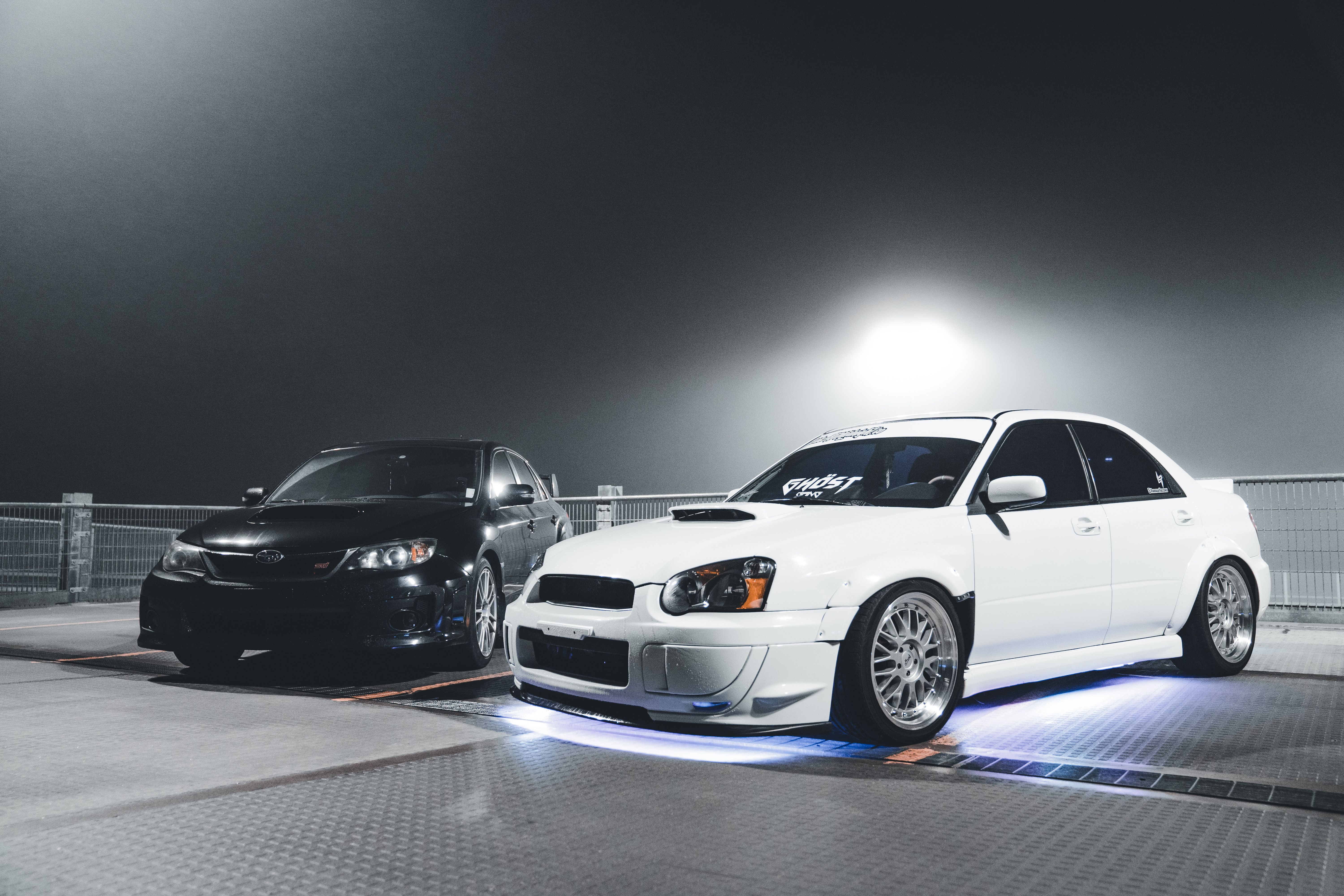 Black and White Custom Cars · Free Stock Photo