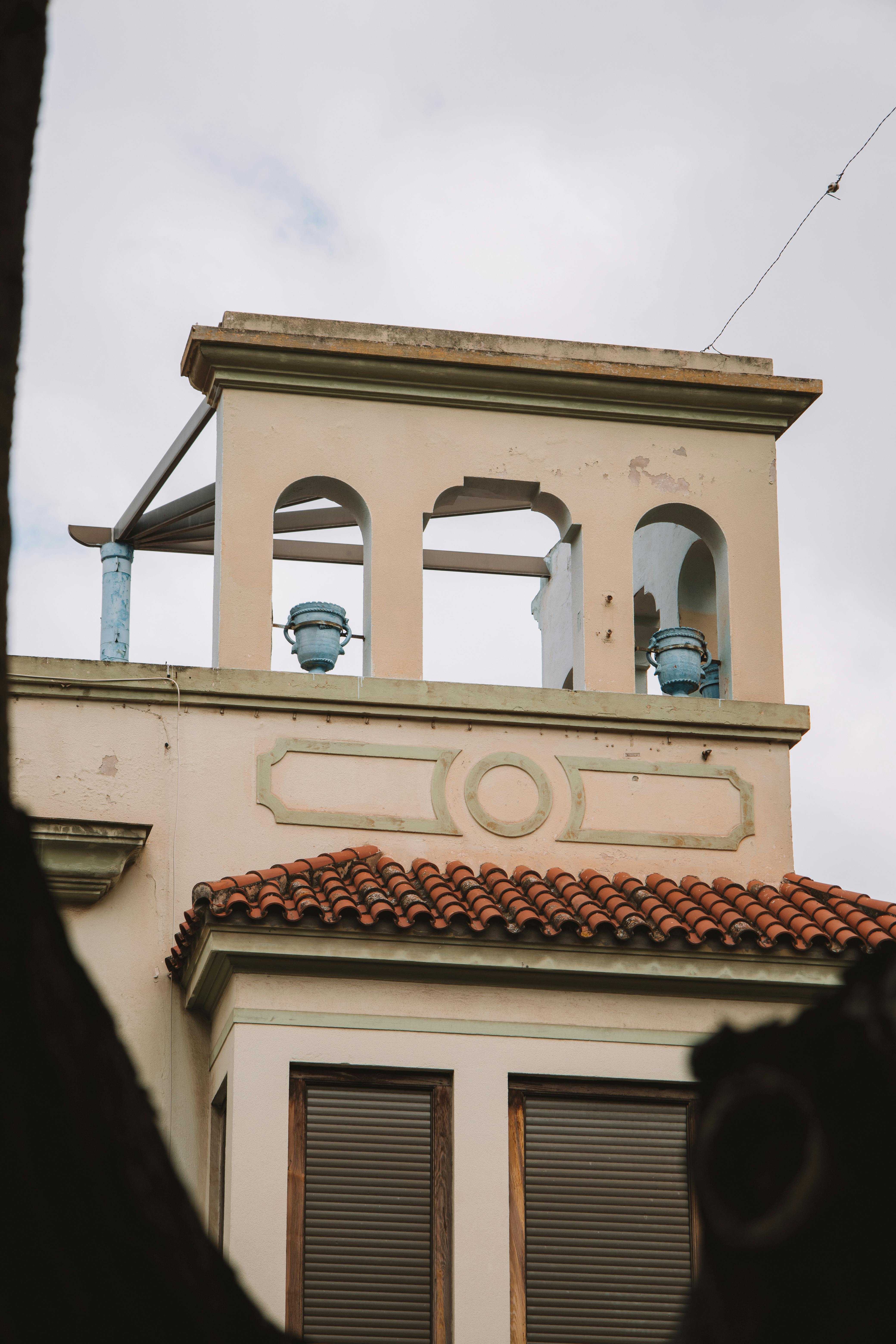 Overcast over Building with Windows · Free Stock Photo