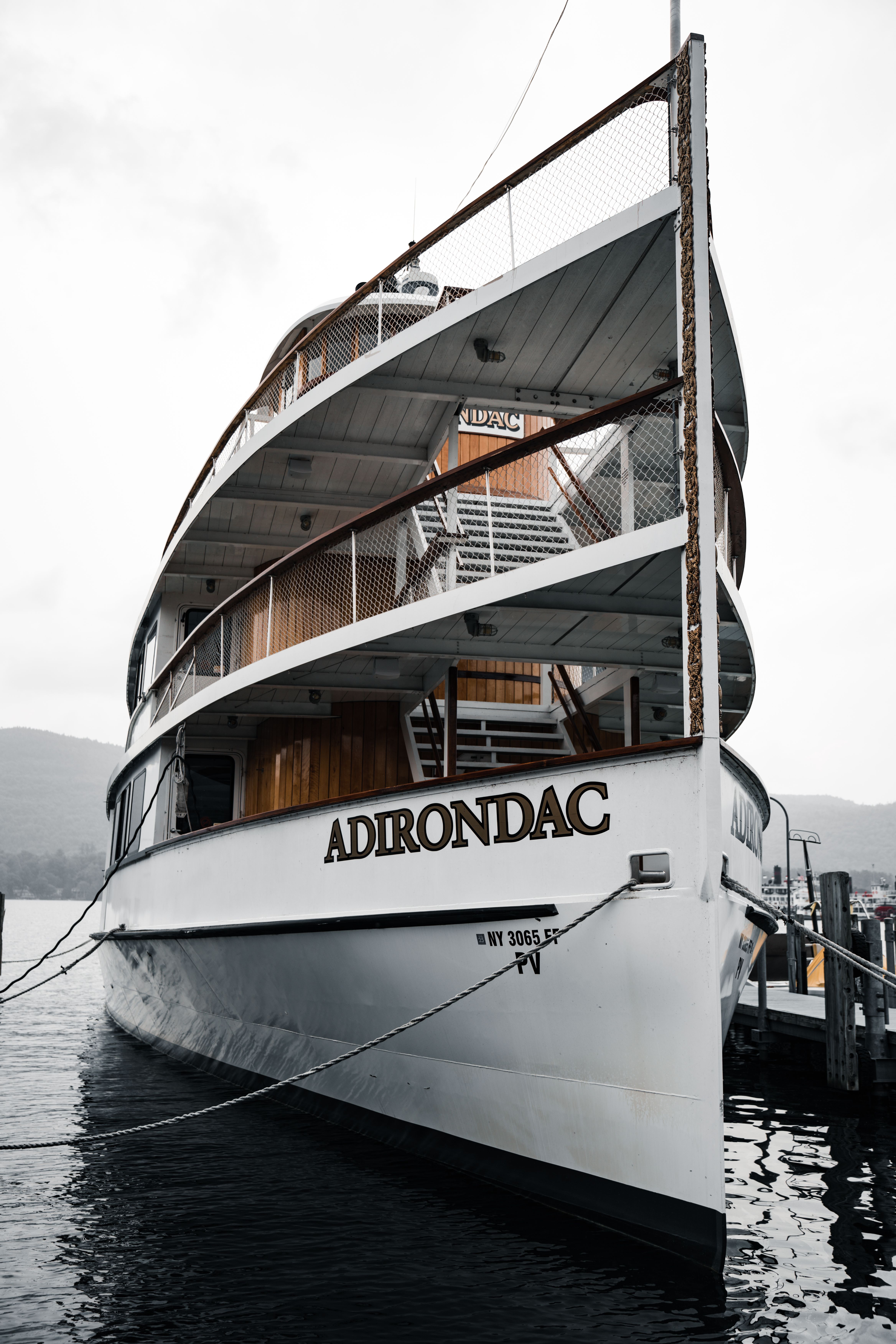 White Ship with Three Decks · Free Stock Photo