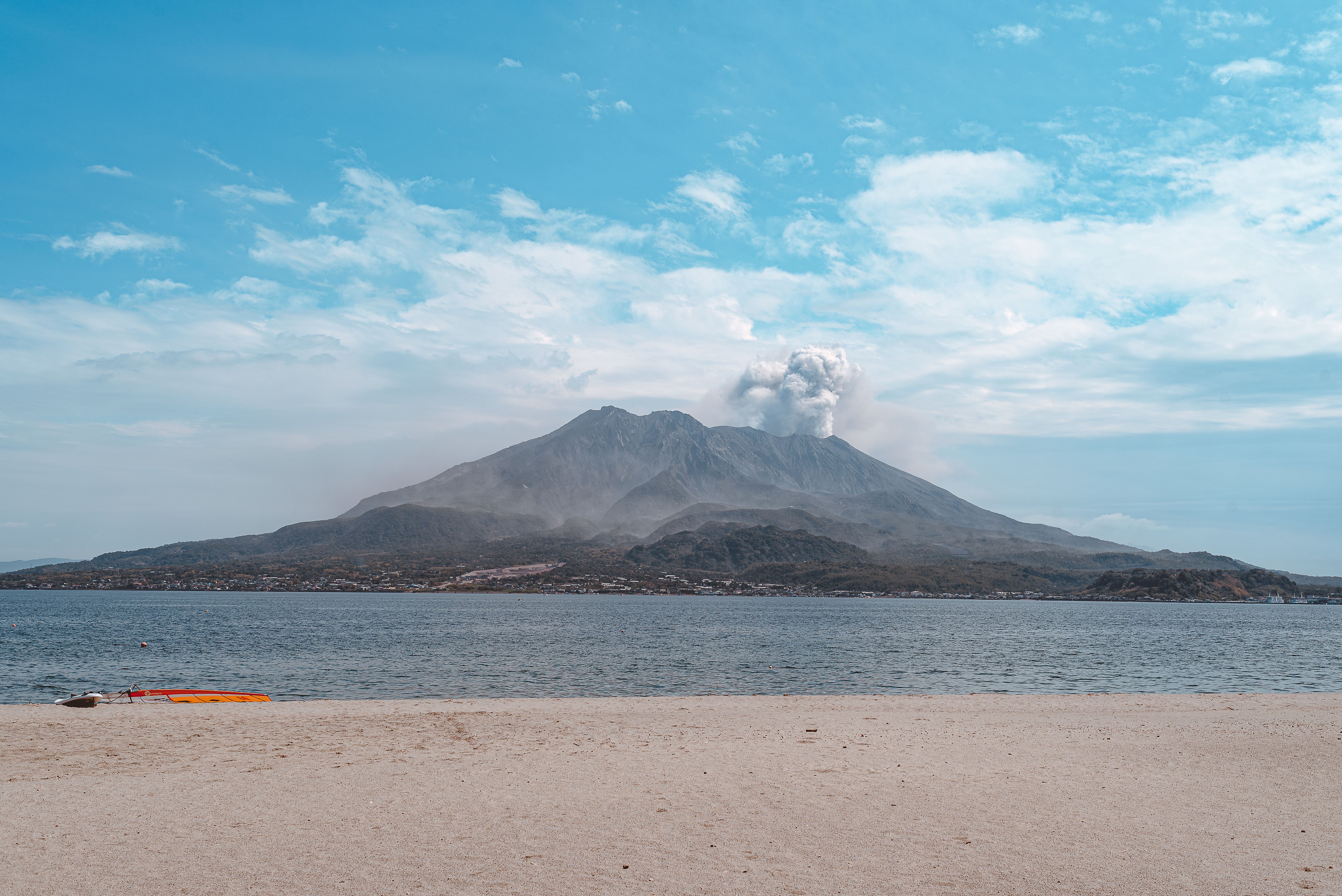 Volcano Aira on Kyushu Island · Free Stock Photo