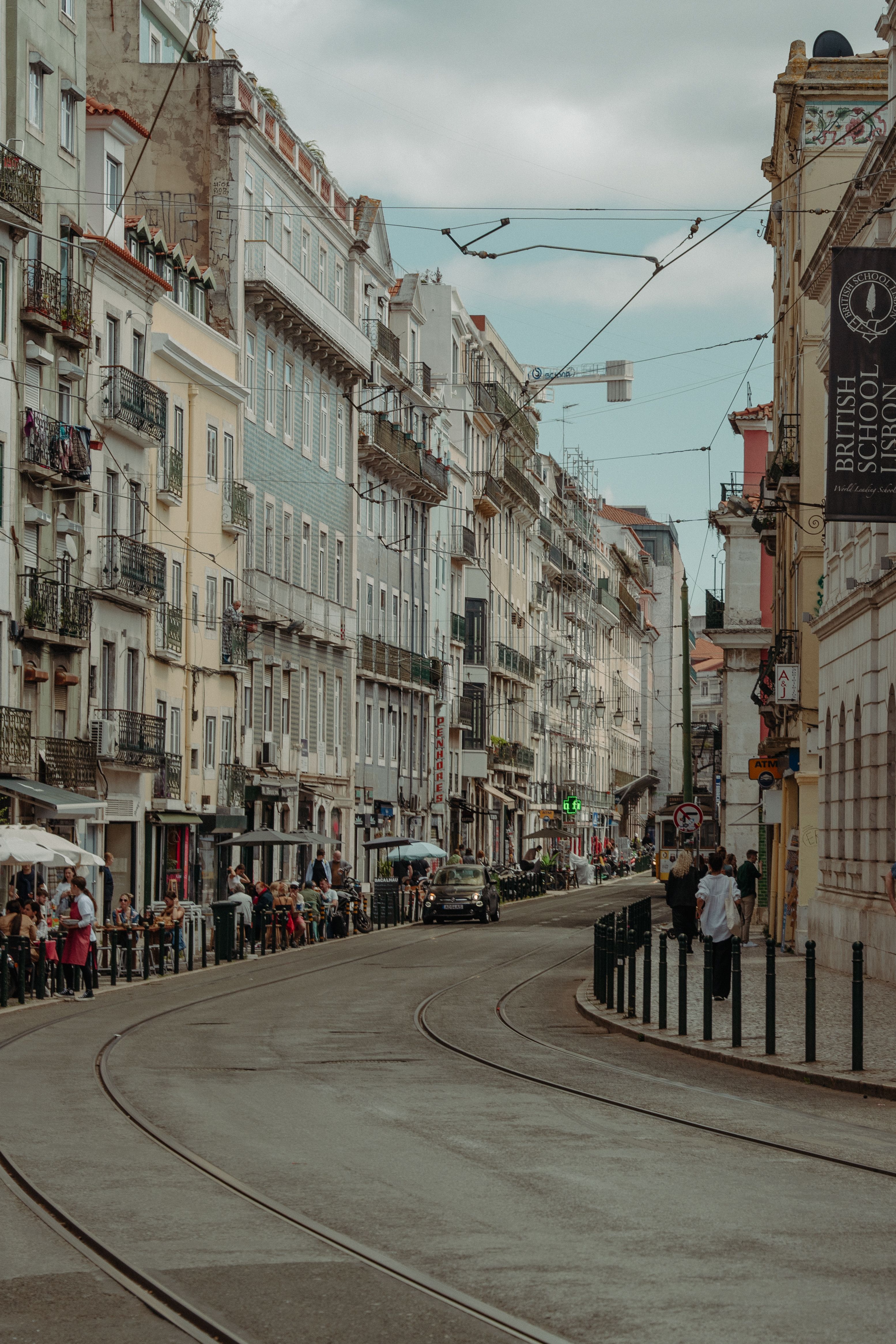View of Tram on Street · Free Stock Photo