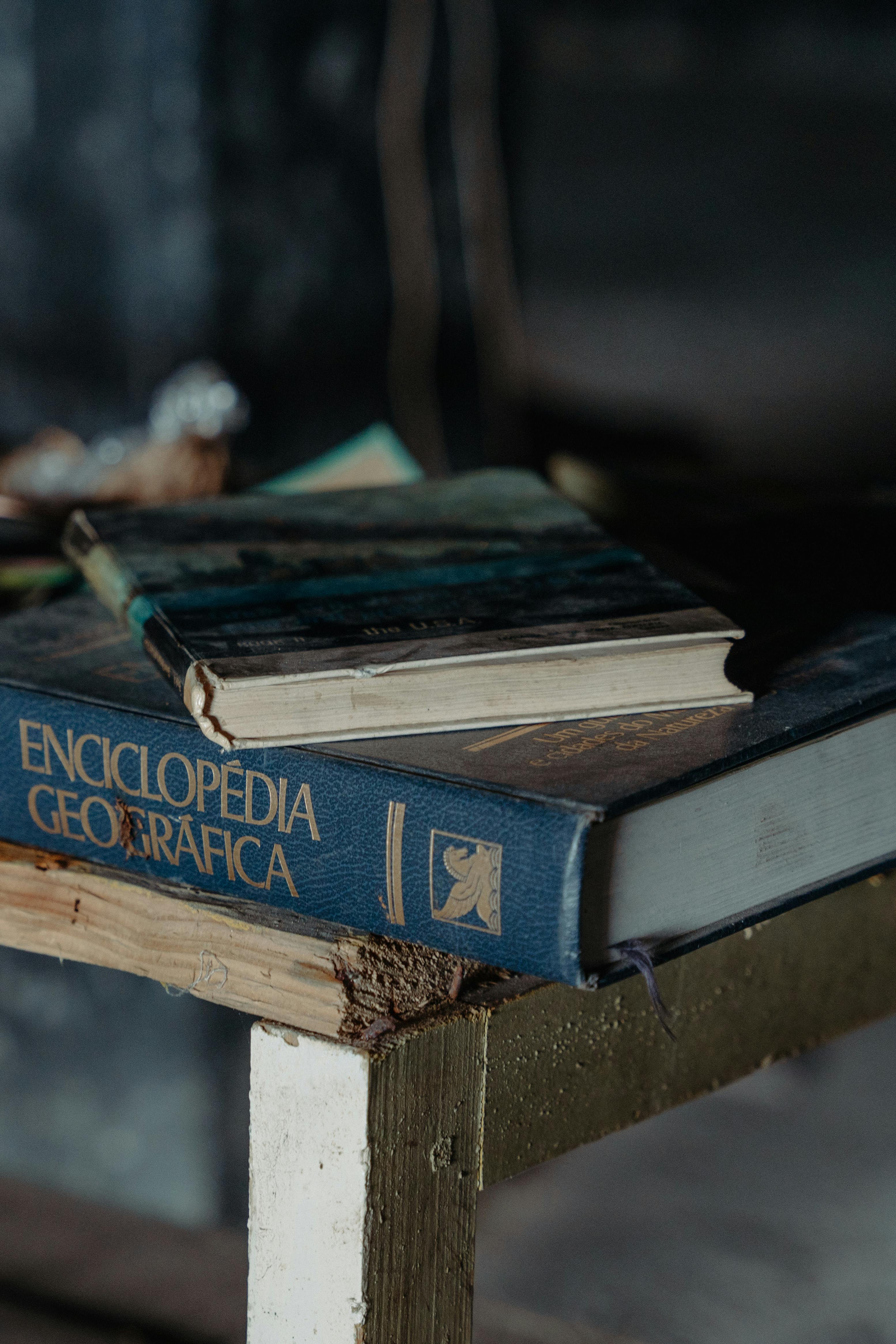 Close up of Encyclopedia on Table · Free Stock Photo