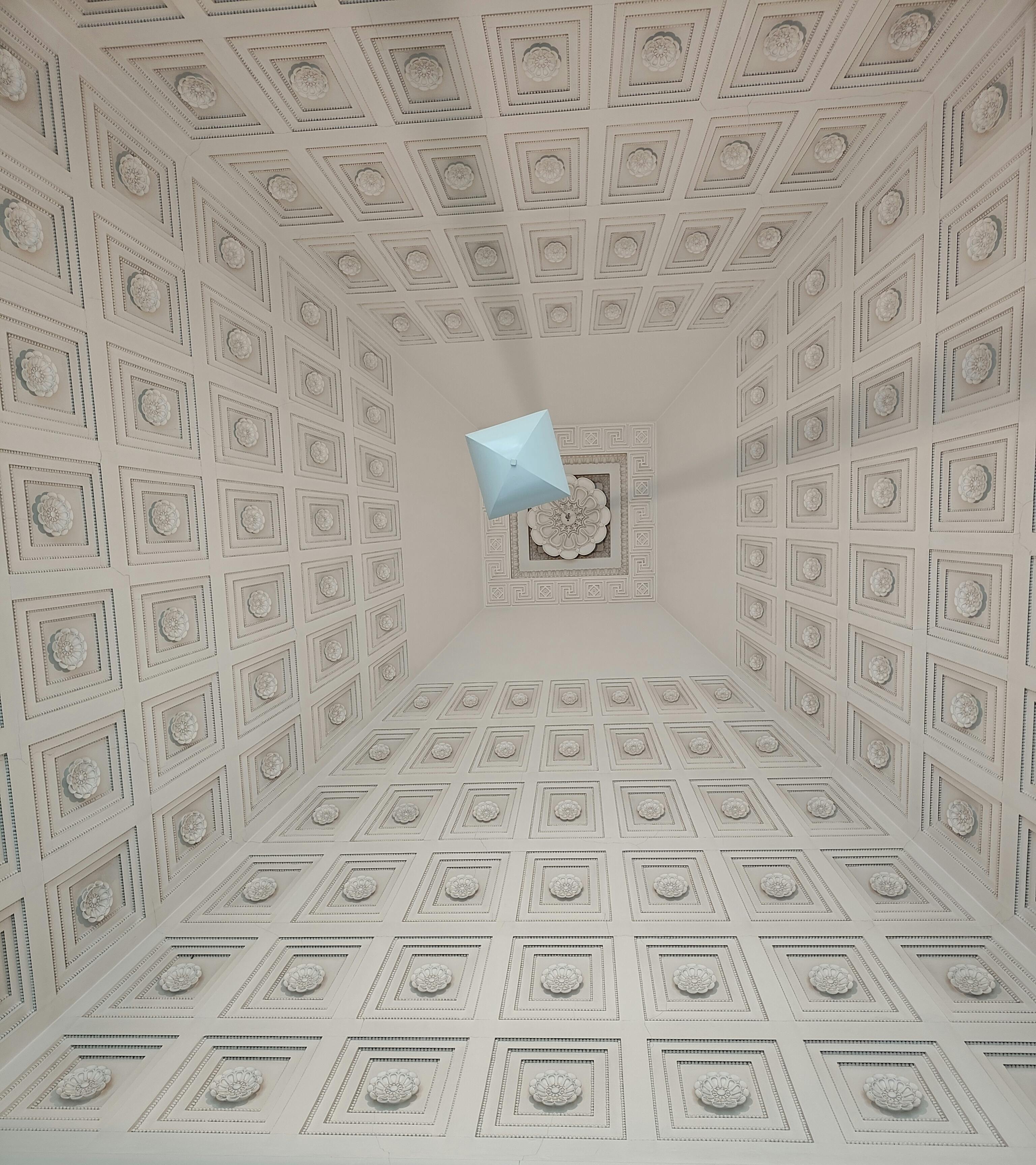 Stone Geometric Ceiling · Free Stock Photo