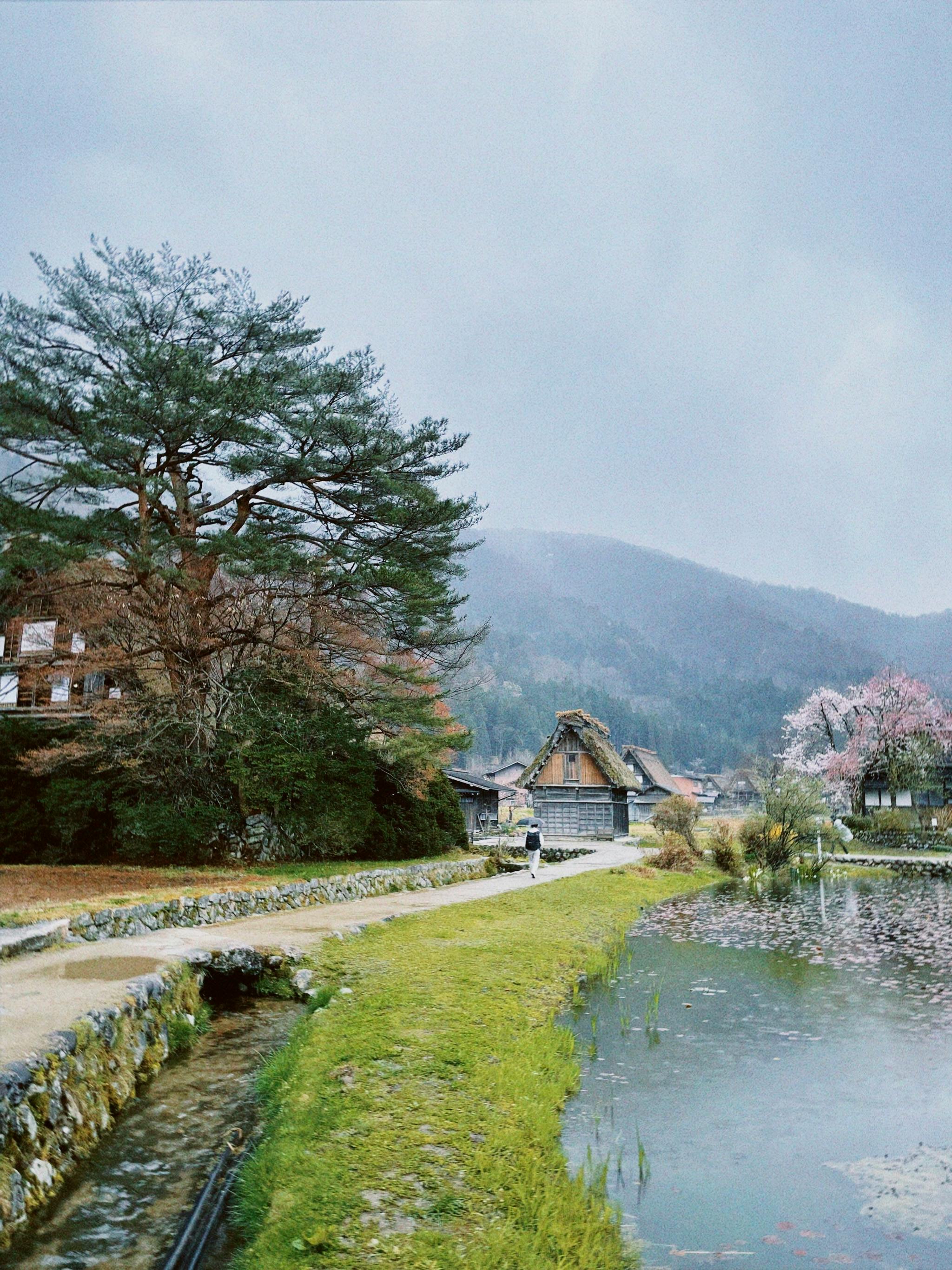 Footpath Along Lake in Shirakawa, Japan · Free Stock Photo